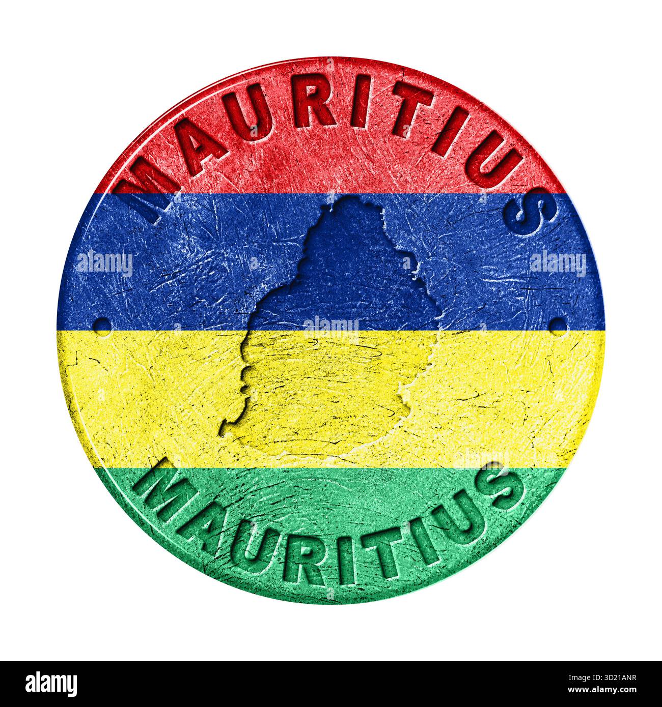 Mauritius national colors Cut Out Stock Images & Pictures - Alamy