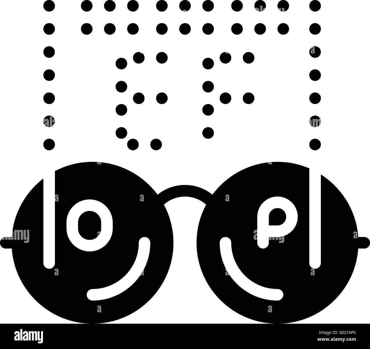 Icon vision correction Cut Out Stock Images & Pictures - Alamy