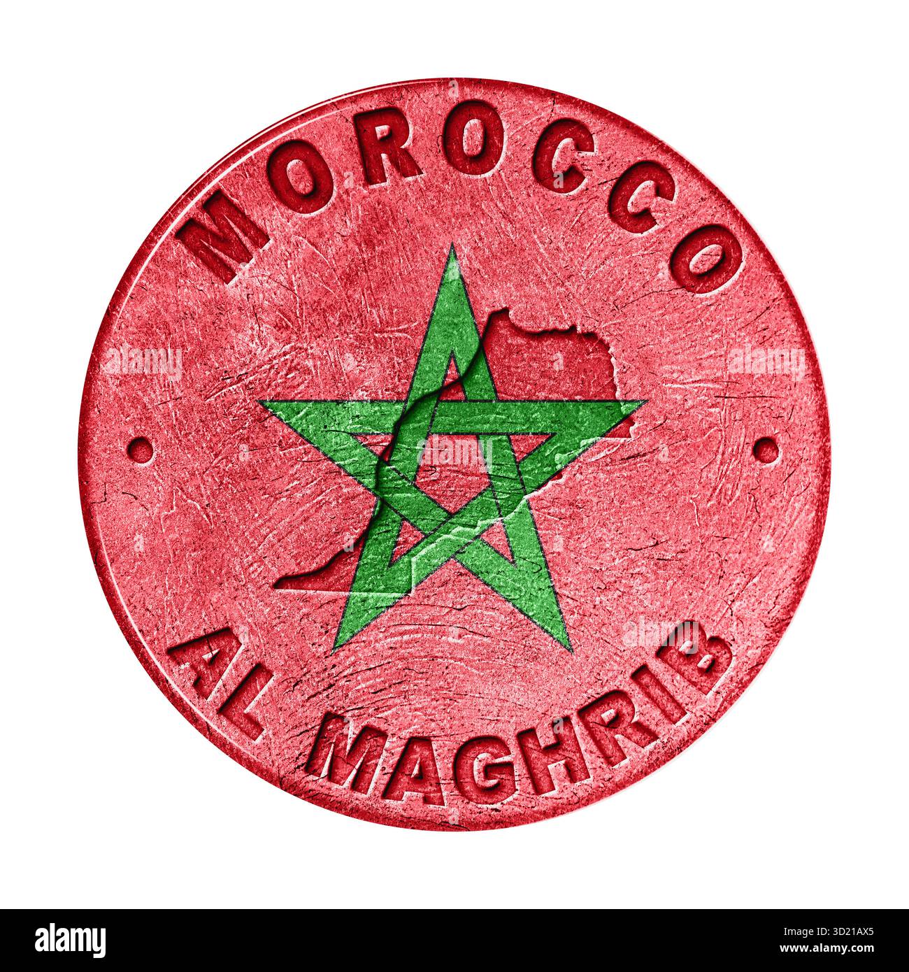 North africa map morocco Cut Out Stock Images & Pictures - Alamy