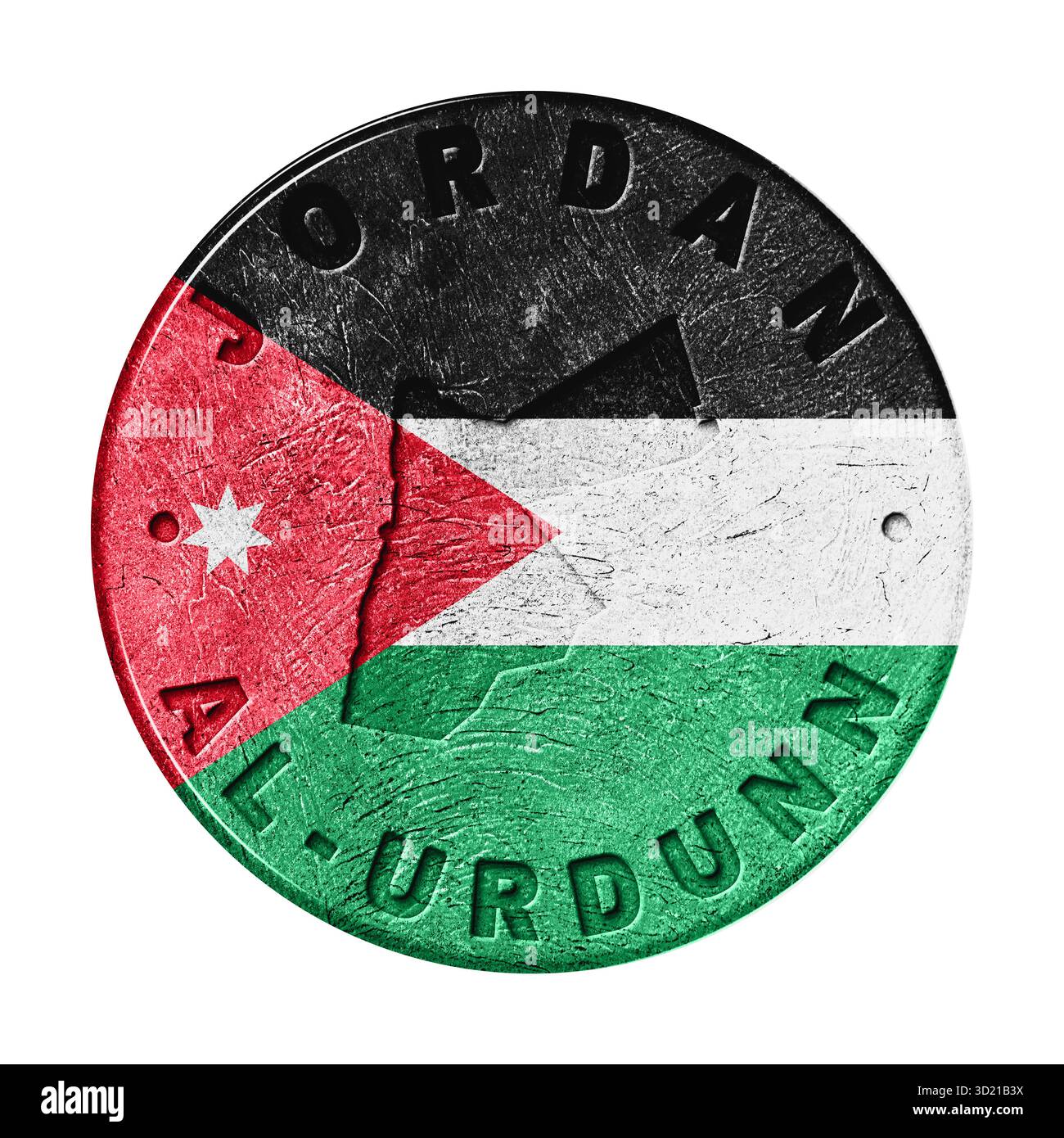 Jordan map design country hi-res stock photography and images - Alamy