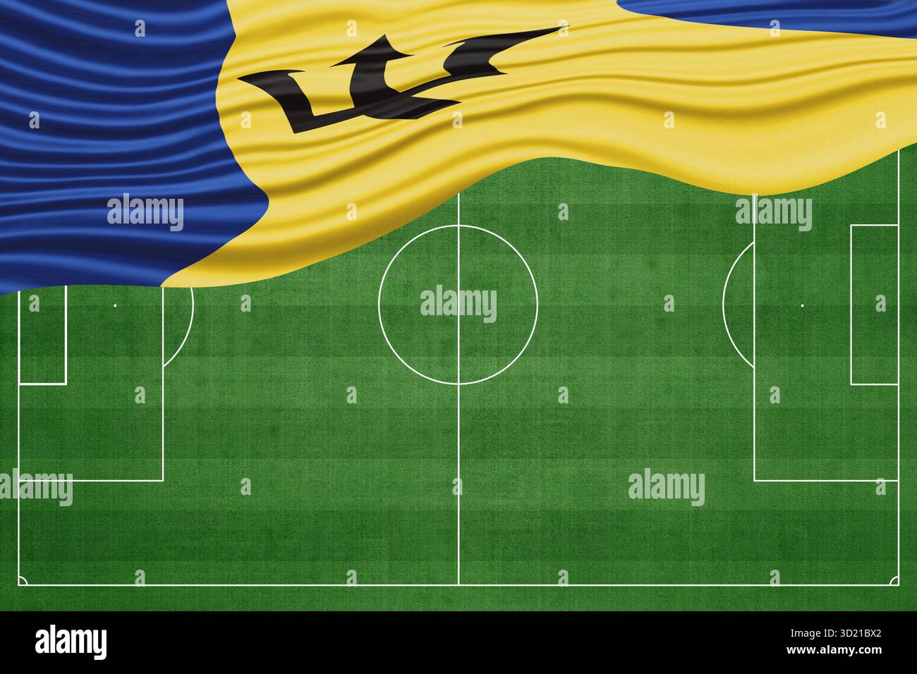 Barbados official national flag hi-res stock photography and images - Alamy