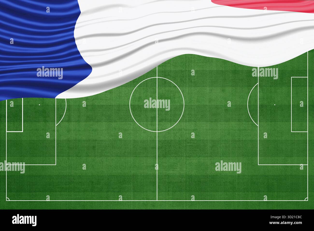 Football field france team hi-res stock photography and images - Alamy