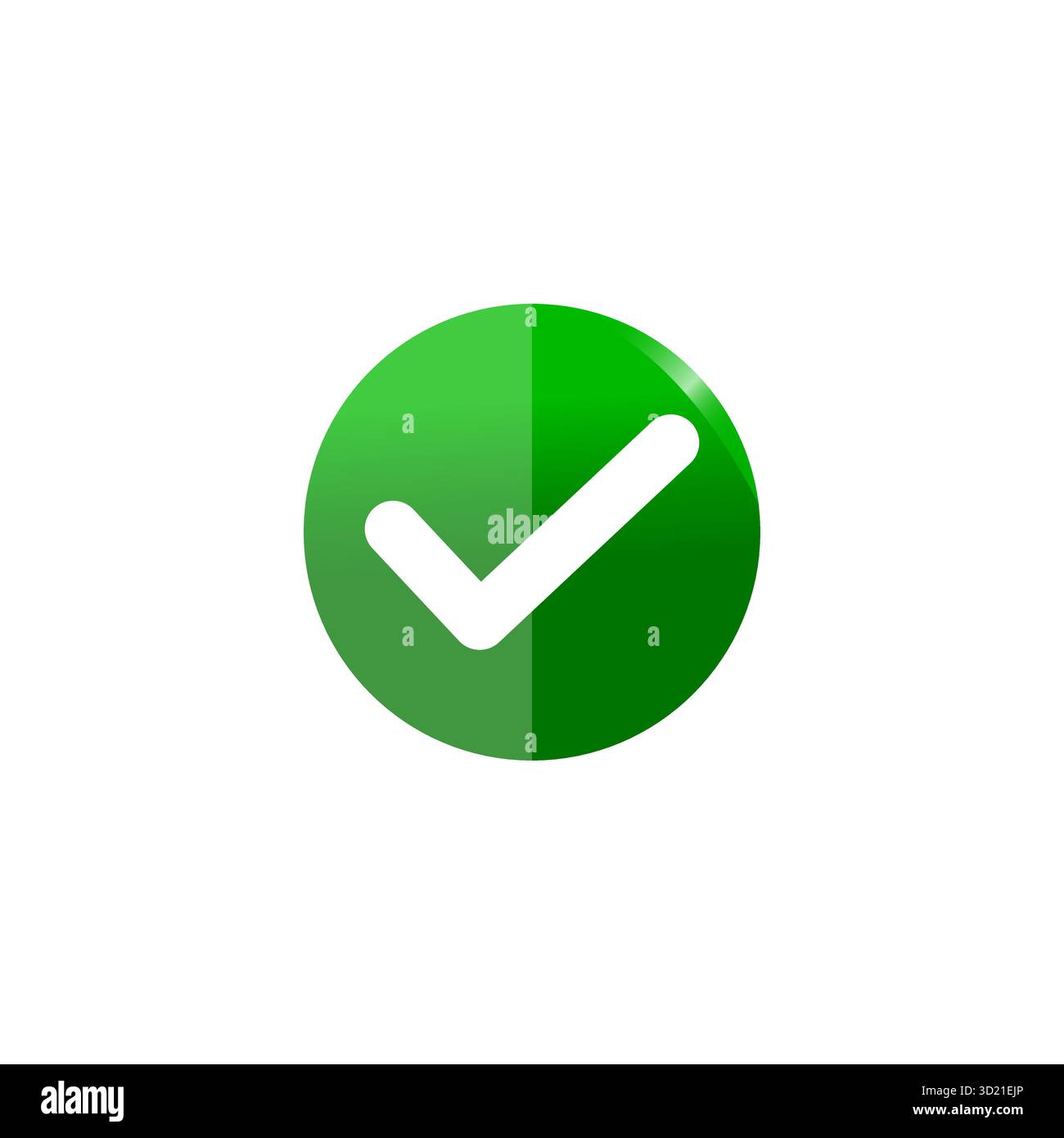 Check mark isolated on Stock Vector Images - Alamy