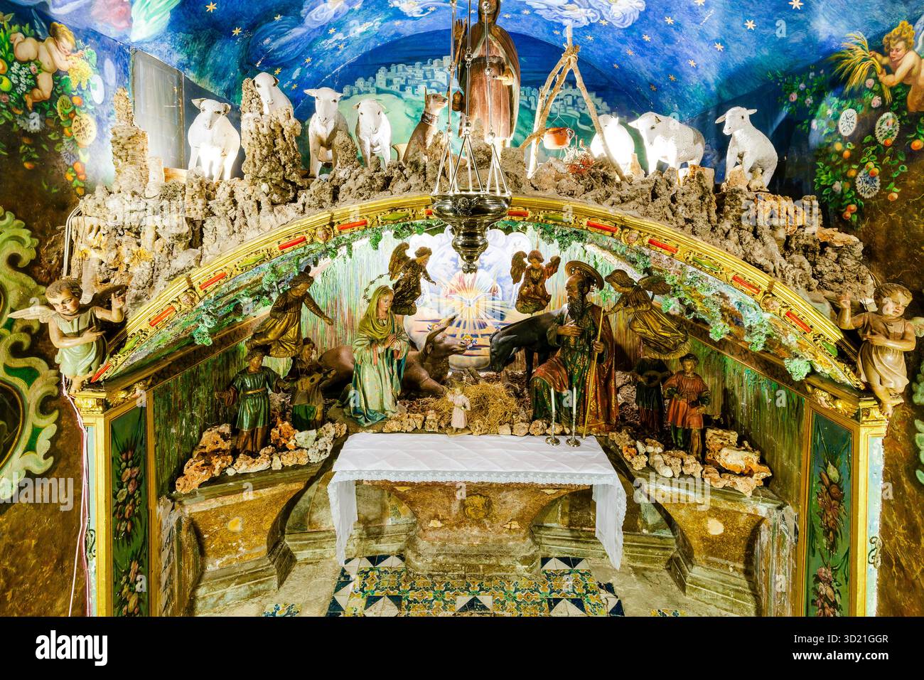 figures of Bélen, Convent of San Buenaventura, chapel of the Nativity ...