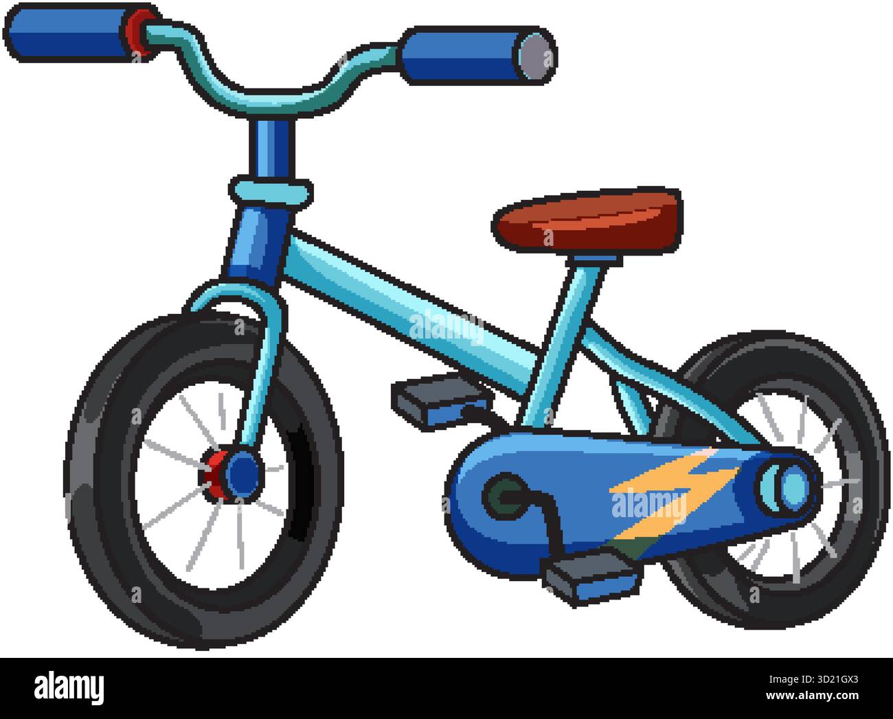 Bicycle frame no pedals Stock Vector Images - Alamy