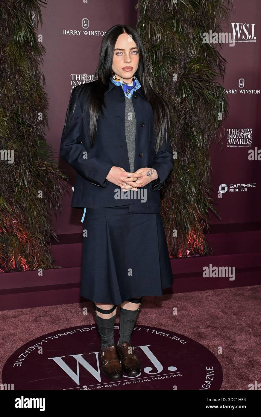 Billie Eilish attends the WSJ. Magazine Innovator Awards at The Museum ...
