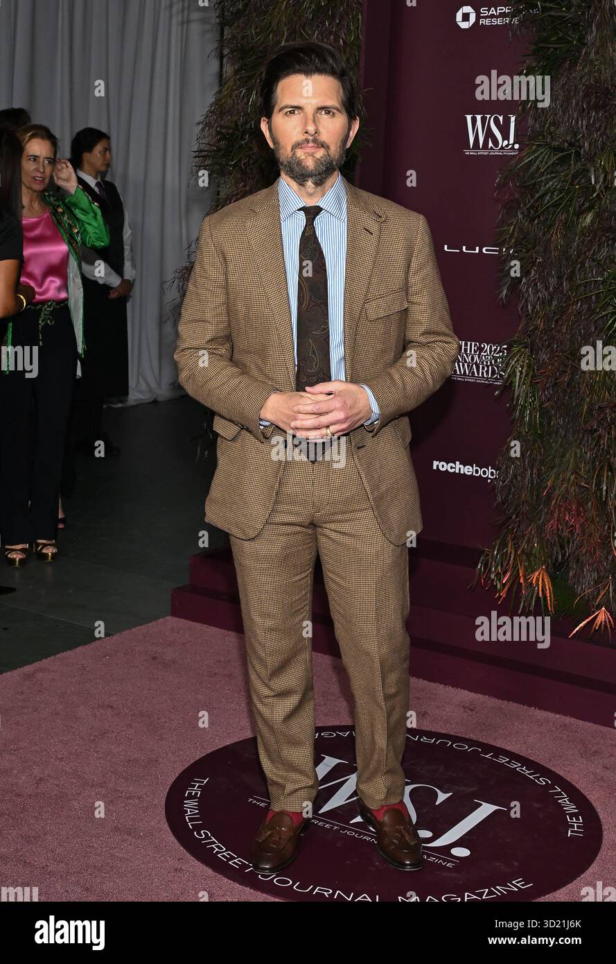 Adam Scott attends the WSJ. Magazine Innovator Awards at The Museum of ...