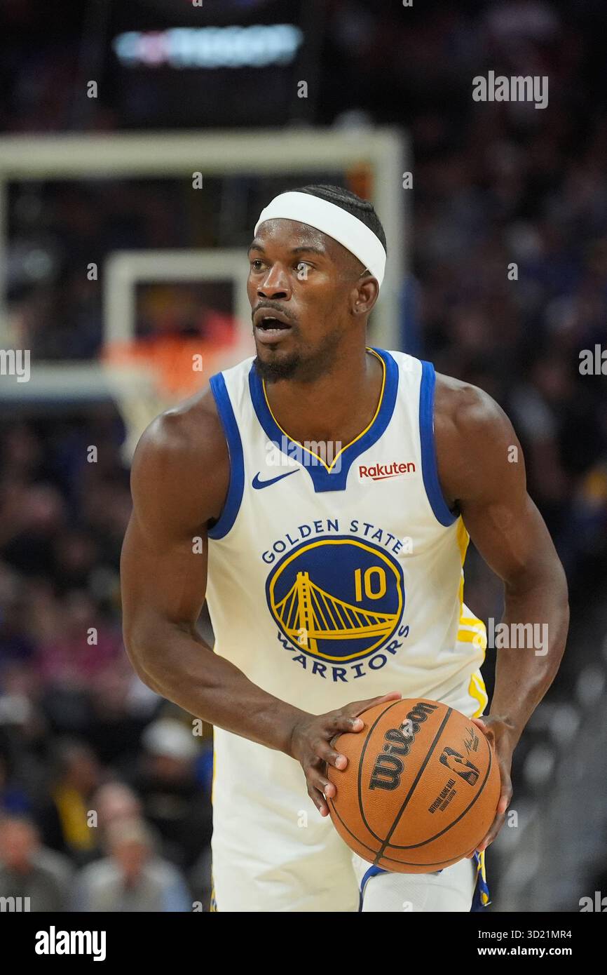 Golden State Warriors forward Jimmy Butler III during an NBA basketball ...