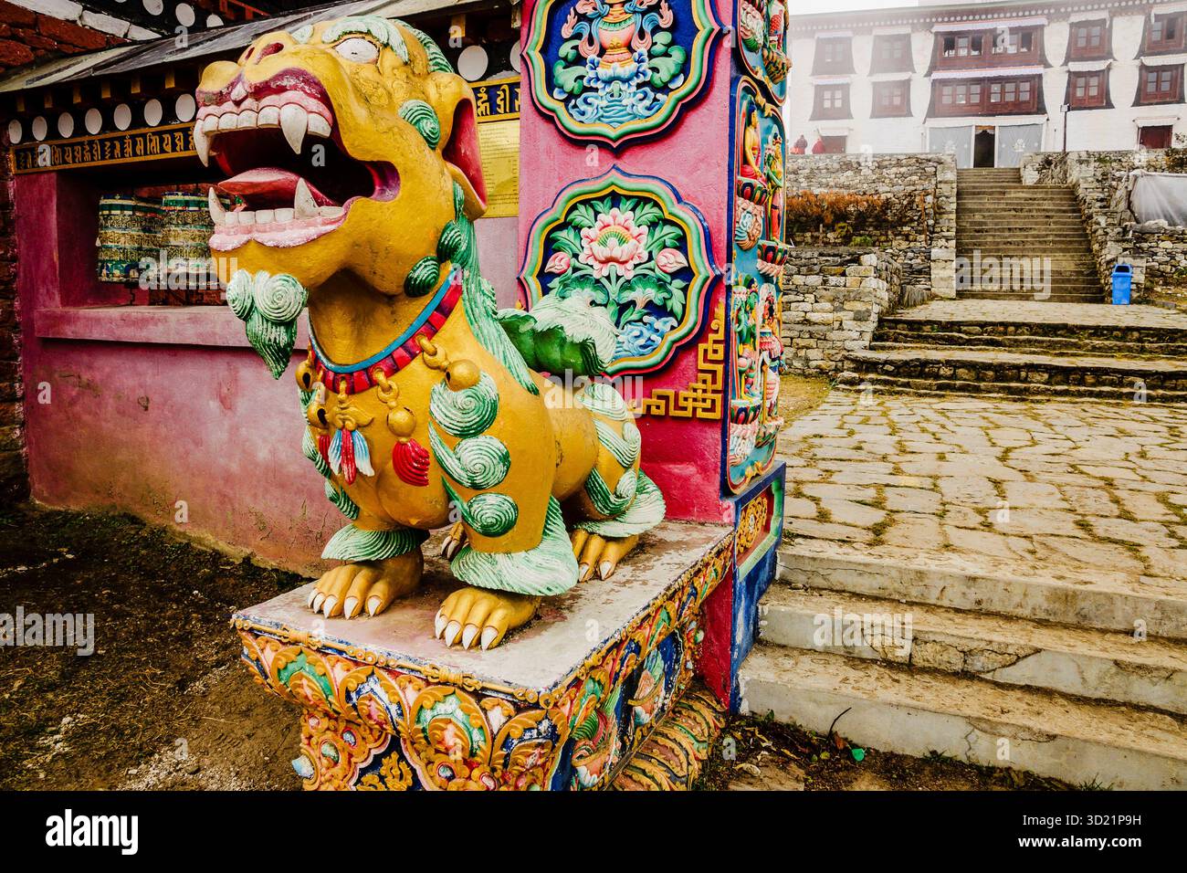 Tengboche Buddhist monastery.Sagarmatha National Park, Khumbu Himal ...