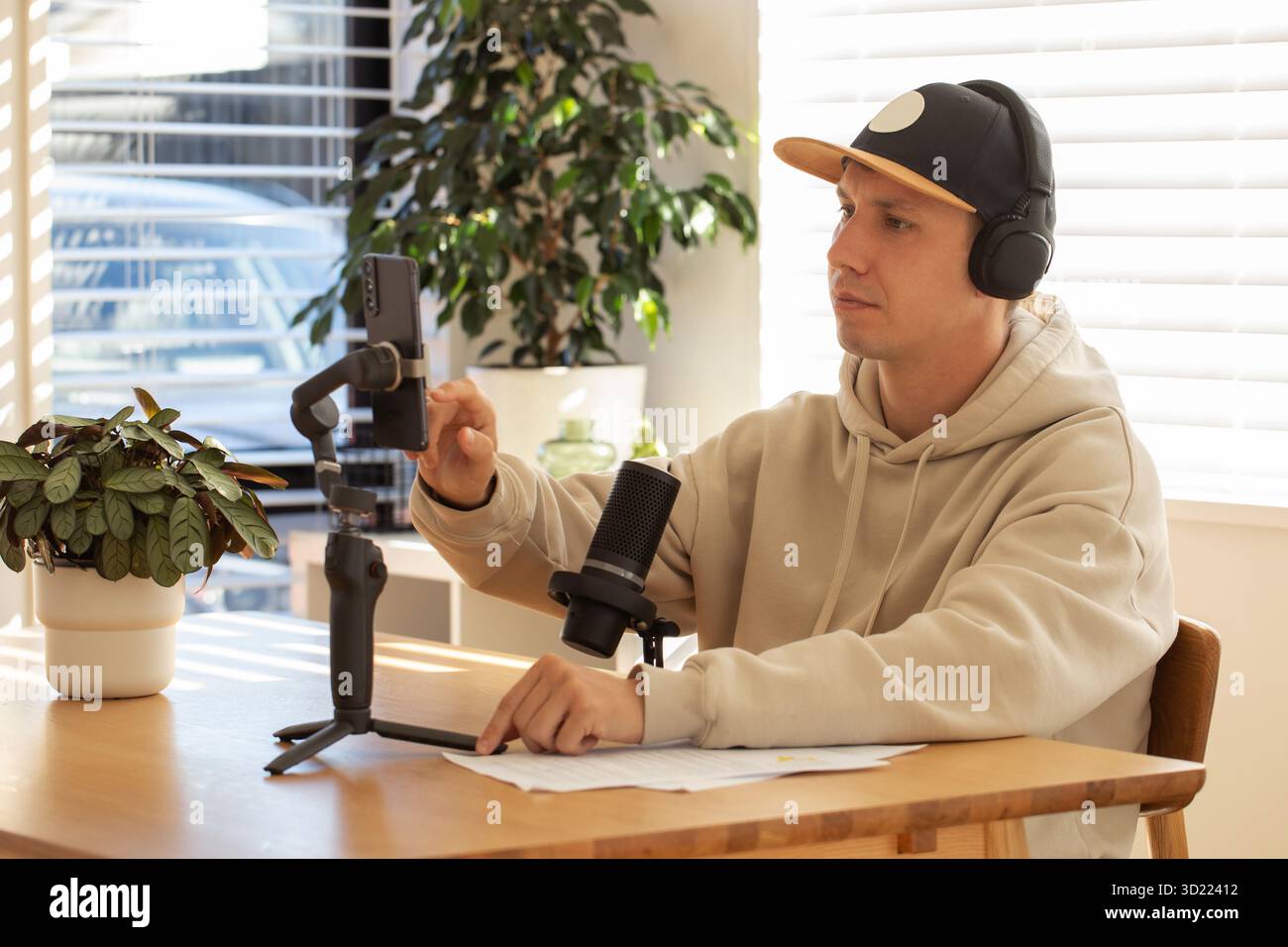 Video audio recording setup hi-res stock photography and images - Alamy