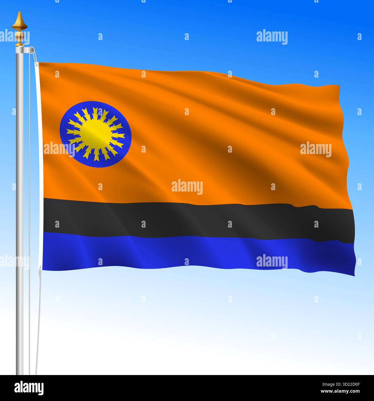 Cojedes administrative region division flag, Republic of Venezuela ...