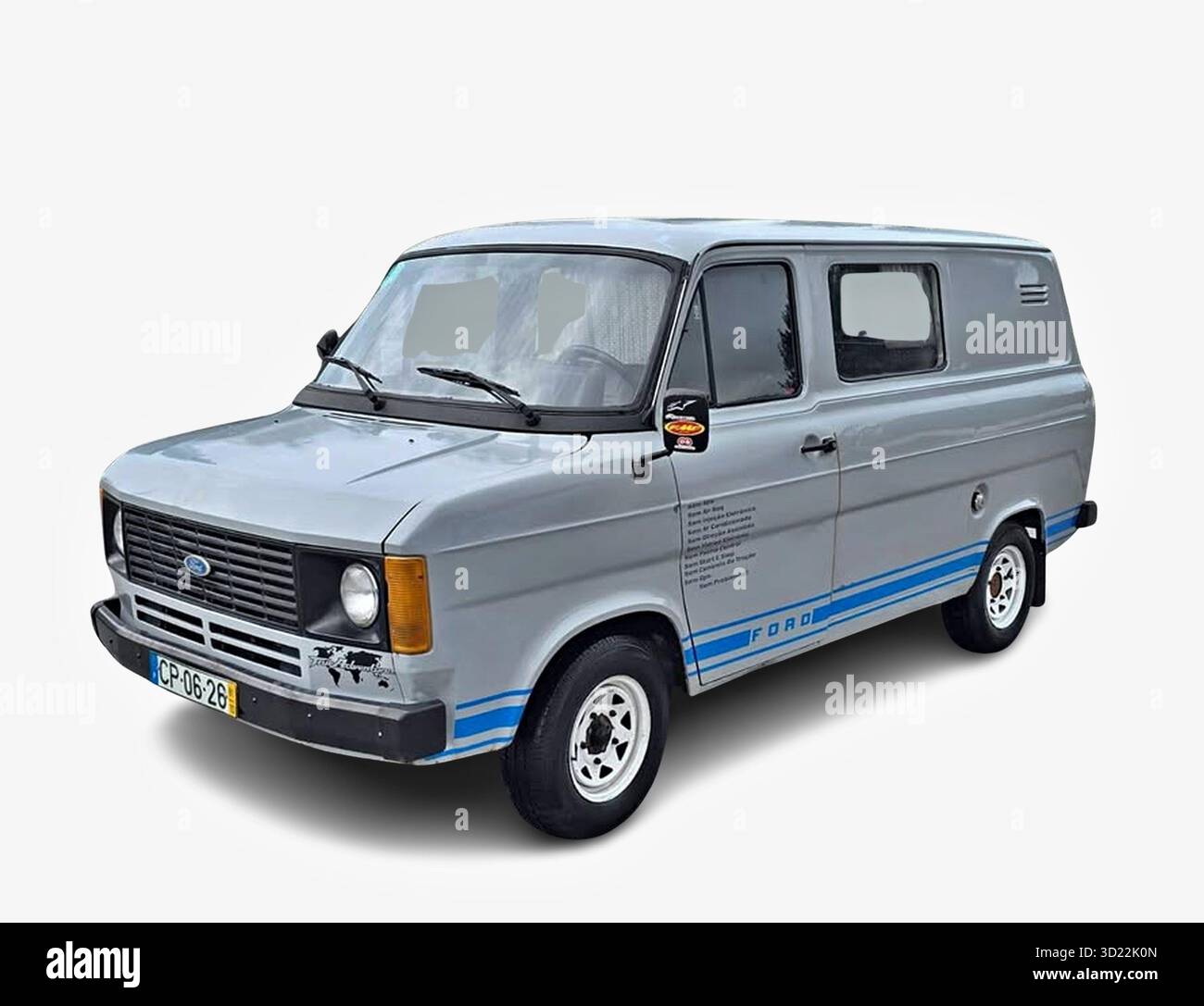 Gray Ford Transit Van showcasing its classic design and utility Stock ...