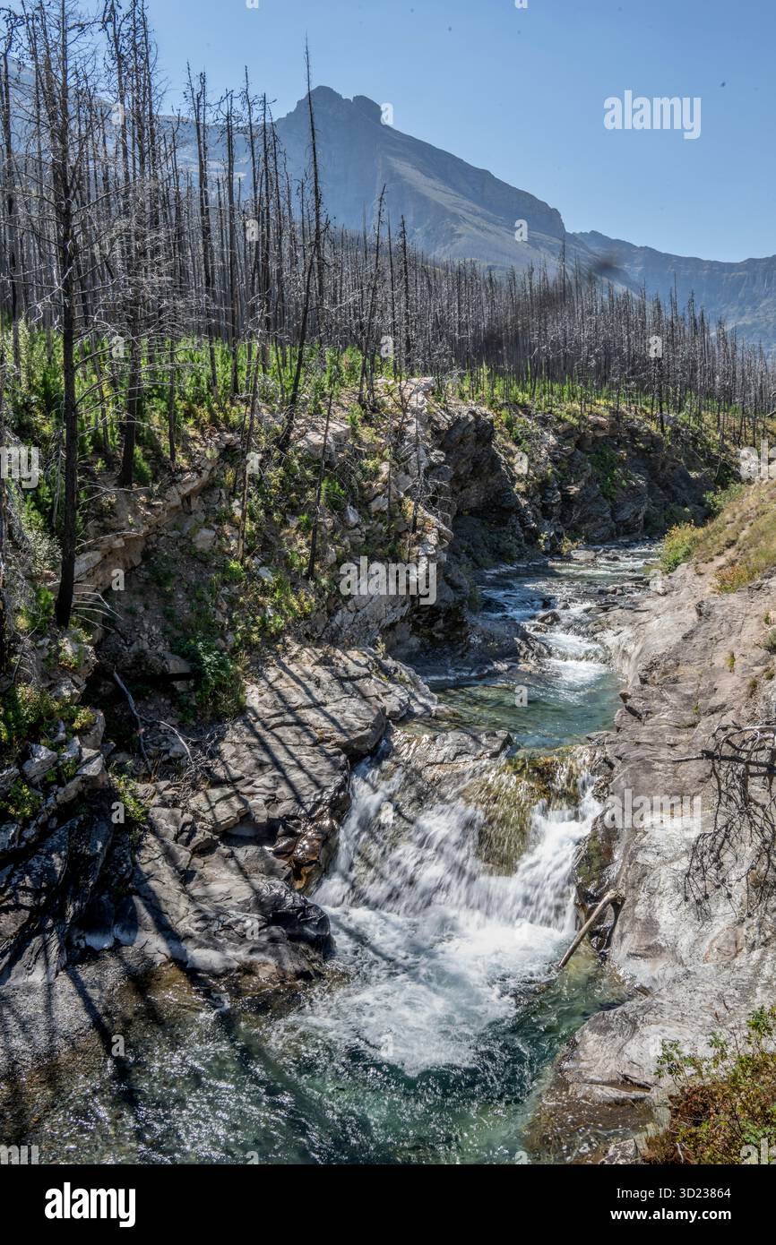Stream flows through mountains hi-res stock photography and images - Alamy