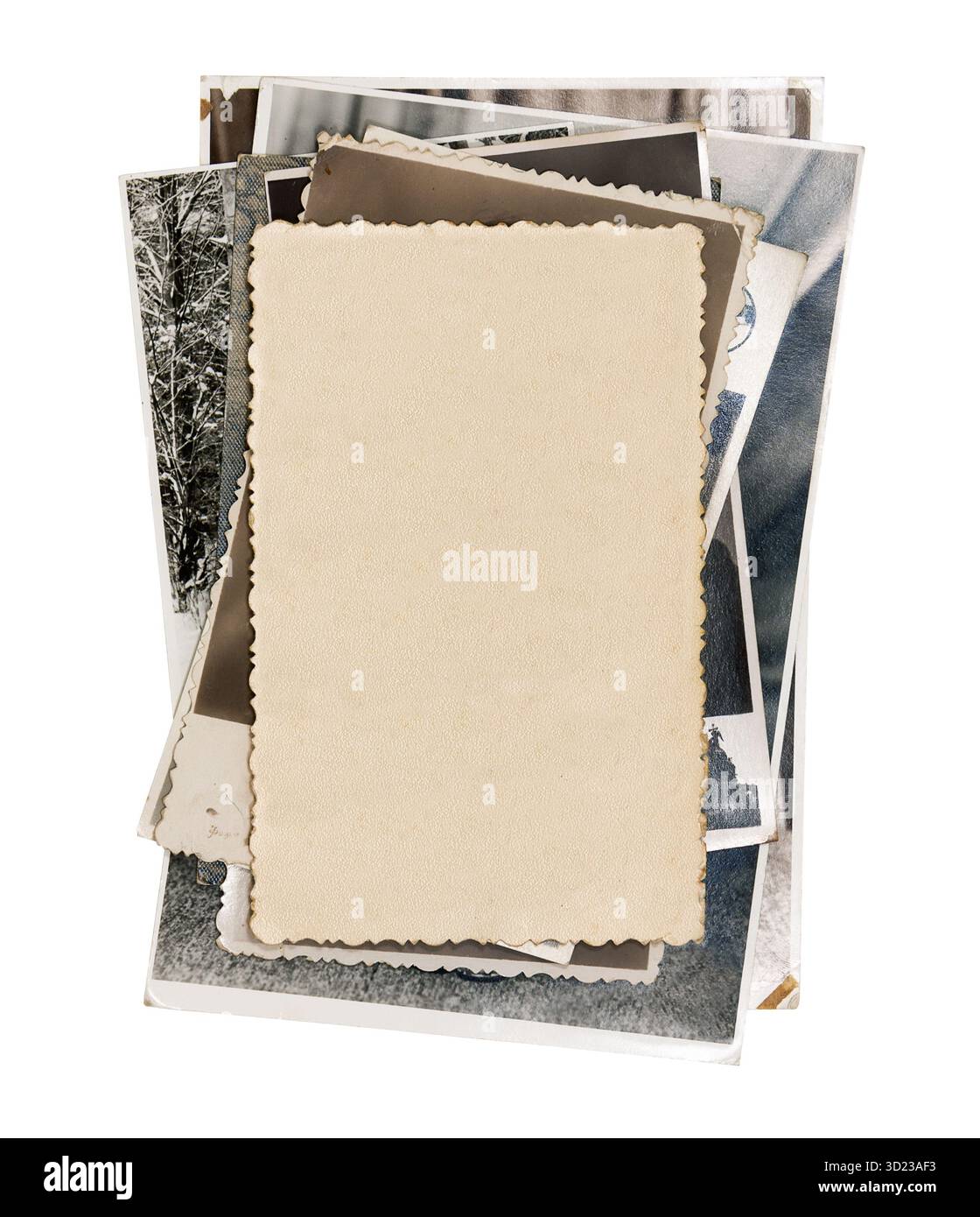 Postcard mockup on background Cut Out Stock Images & Pictures - Alamy