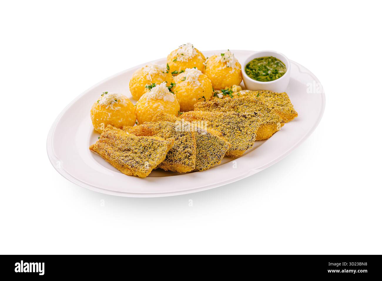 Savory cheese balls herbs Cut Out Stock Images & Pictures - Alamy