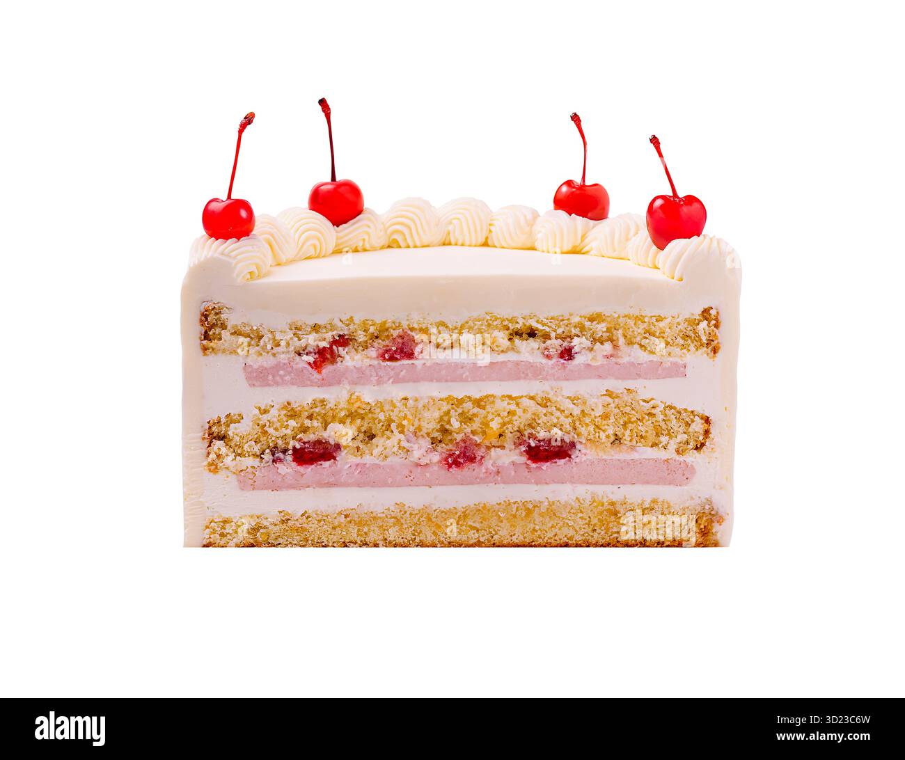 Beautifully crafted layered cake Cut Out Stock Images & Pictures - Alamy