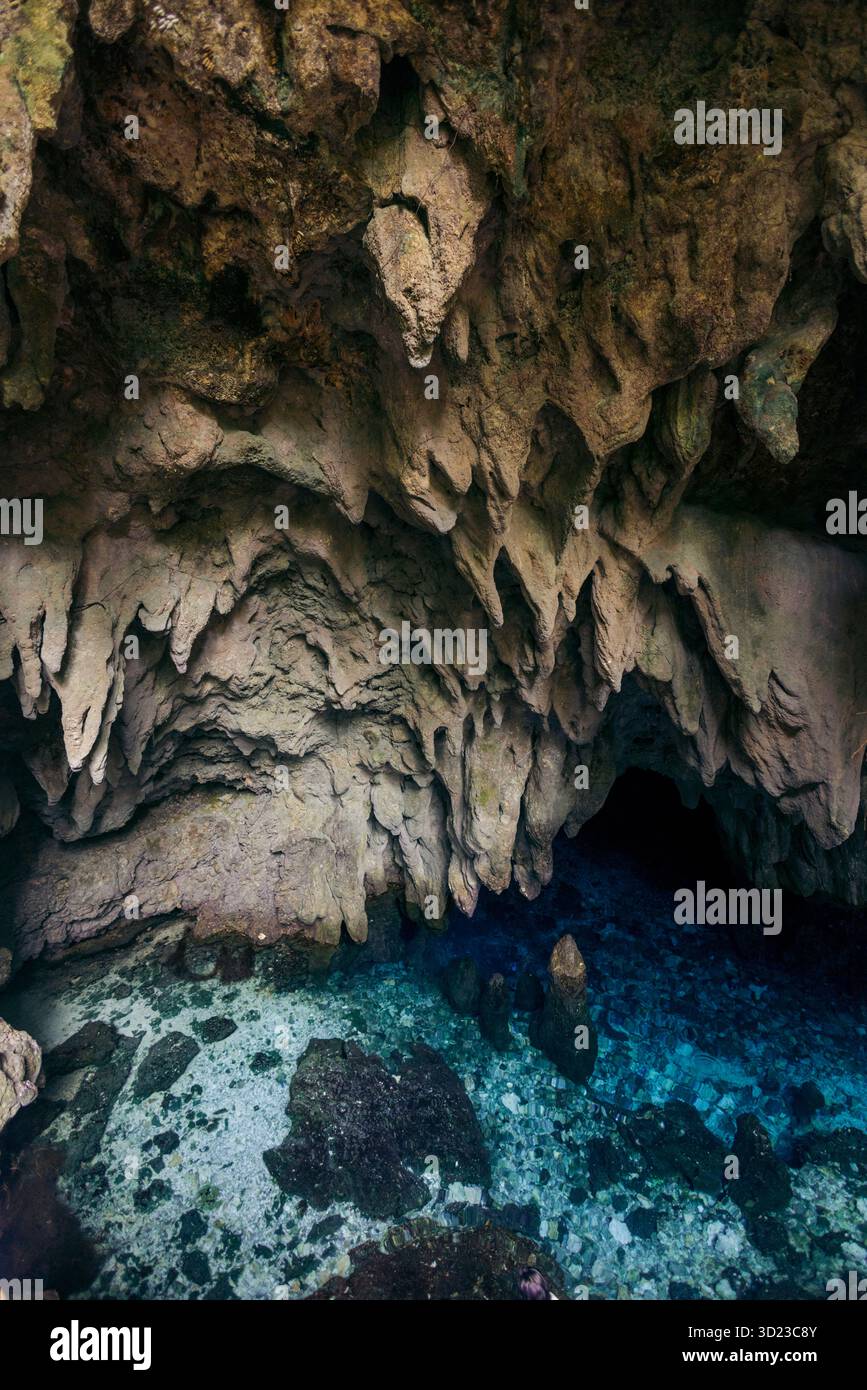 Intricate limestone cave interior hi-res stock photography and images ...