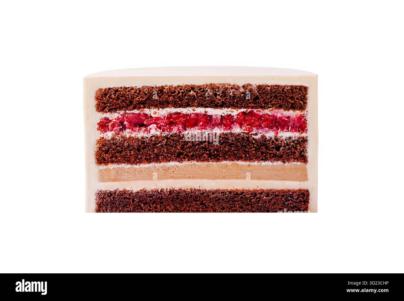 Delicious layered cake features Cut Out Stock Images & Pictures - Alamy