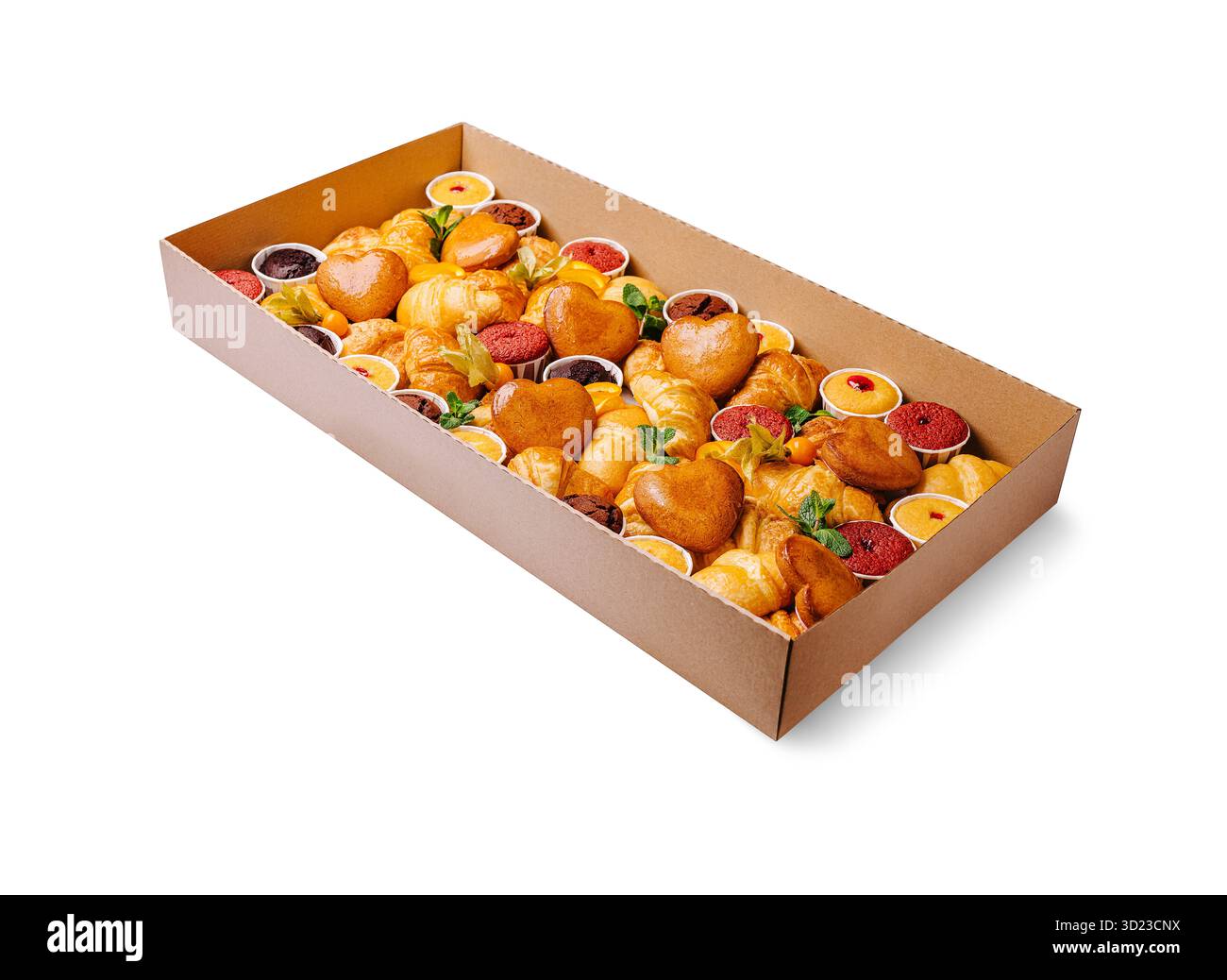 Assortment delicious colorful pastries Cut Out Stock Images & Pictures ...