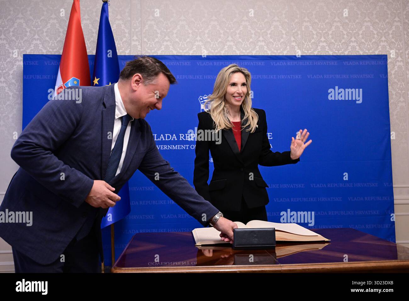 Prime Minister Andrej Plenkovic hosted the Ambassador of the United ...