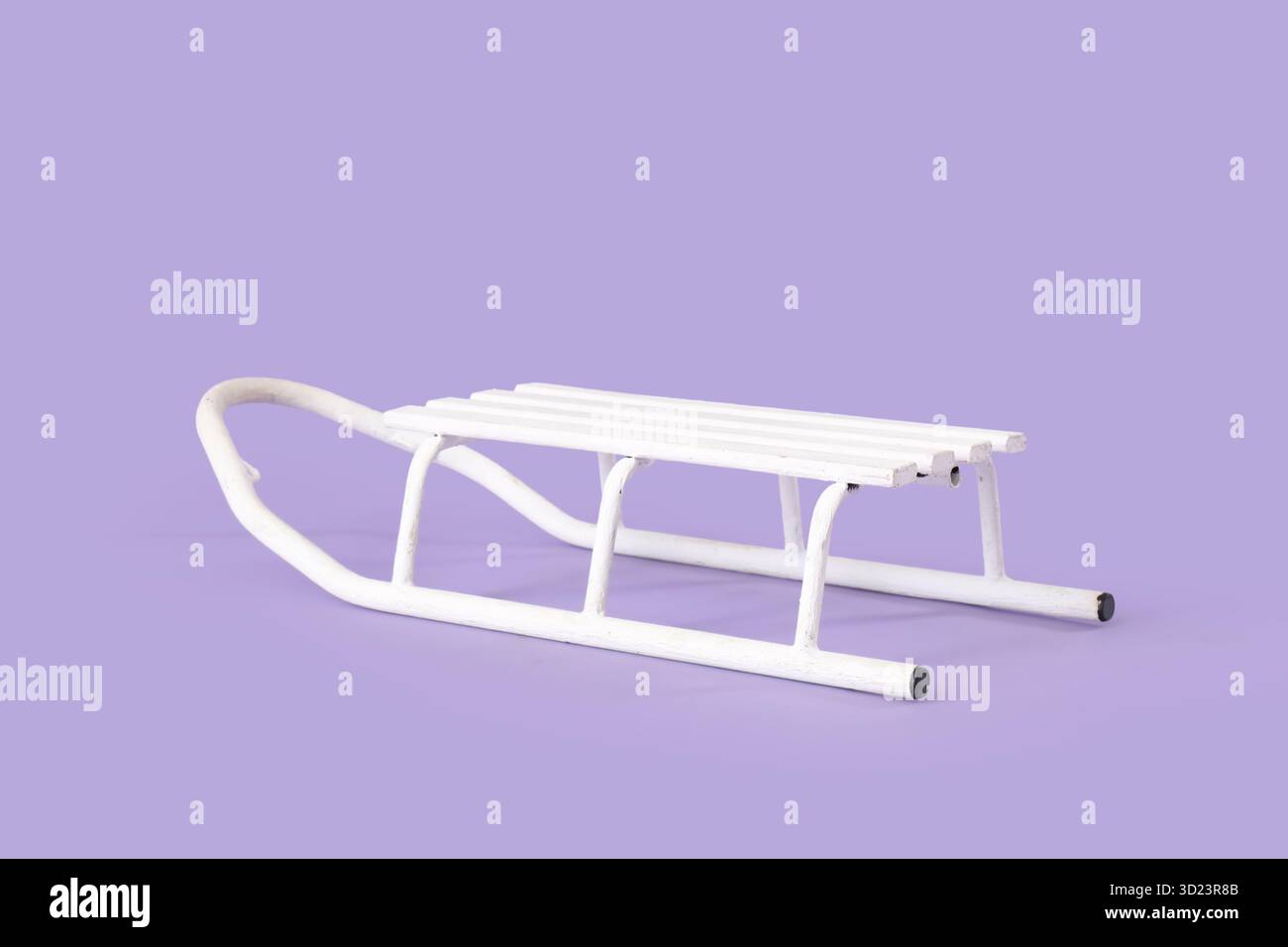Empty white sled on hi-res stock photography and images - Alamy
