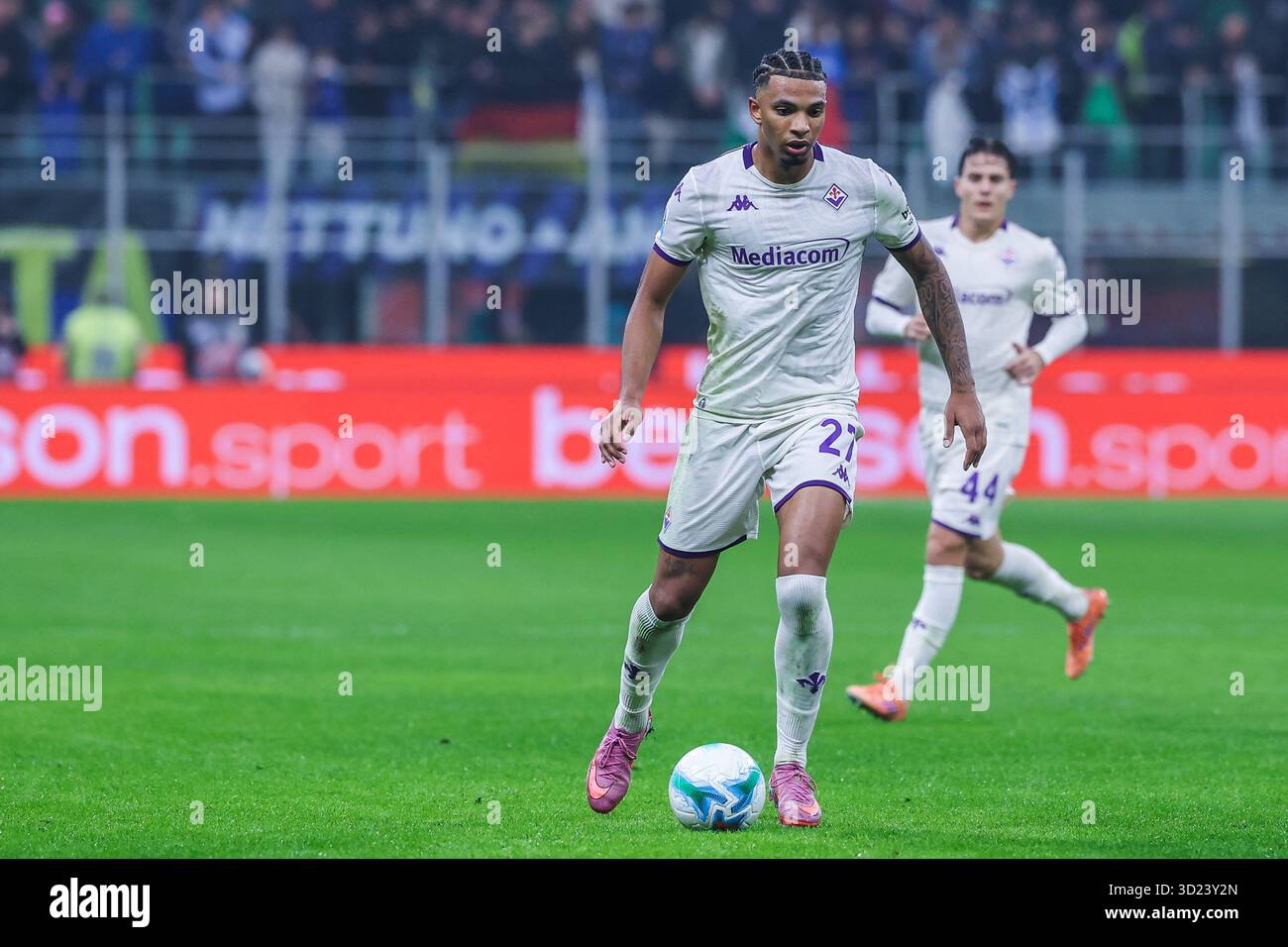 Cher Ndour of ACF Fiorentina seen in action during Serie A 2025/26 ...