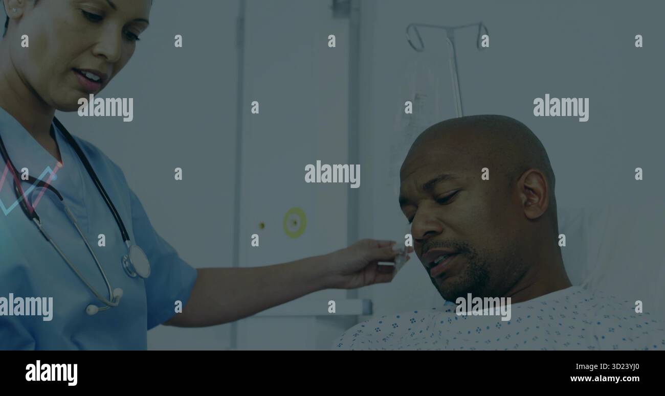 Intravenous drip adjusting in light hi-res stock photography and images ...