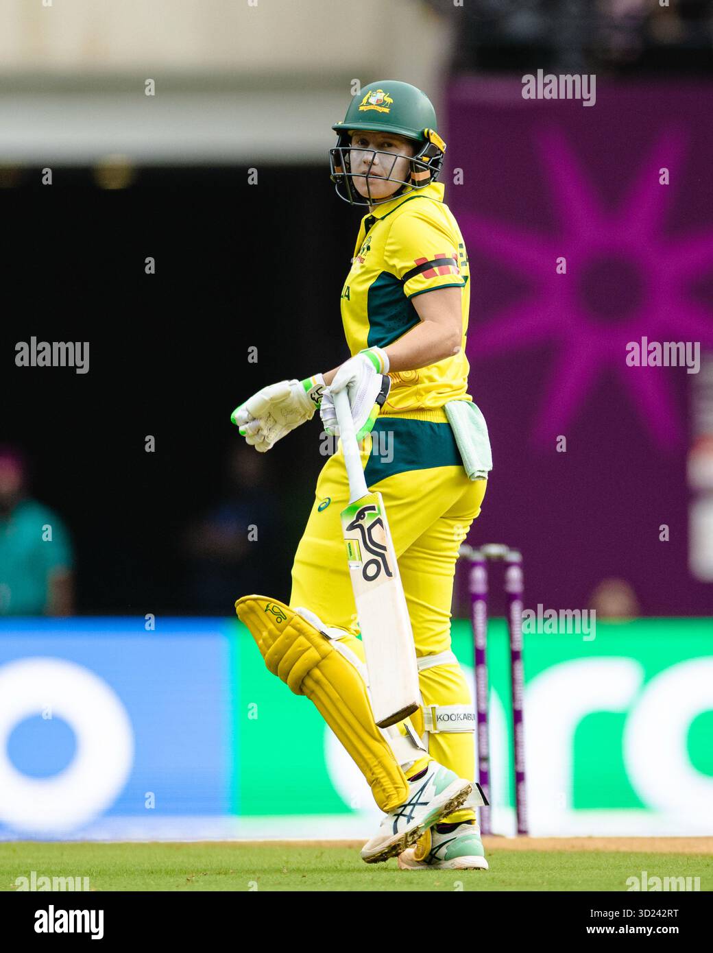 Alyssa Healy of Australia bats during the ICC Women's Cricket World Cup ...