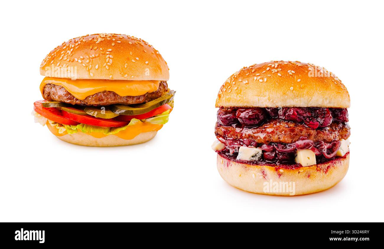 Delicious meal featuring burger hi-res stock photography and images - Alamy