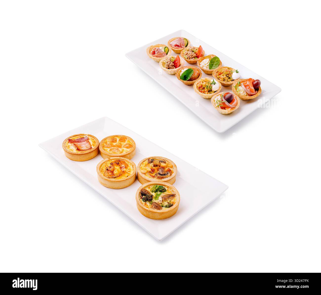 Variety of dishes restaurant Cut Out Stock Images & Pictures - Alamy