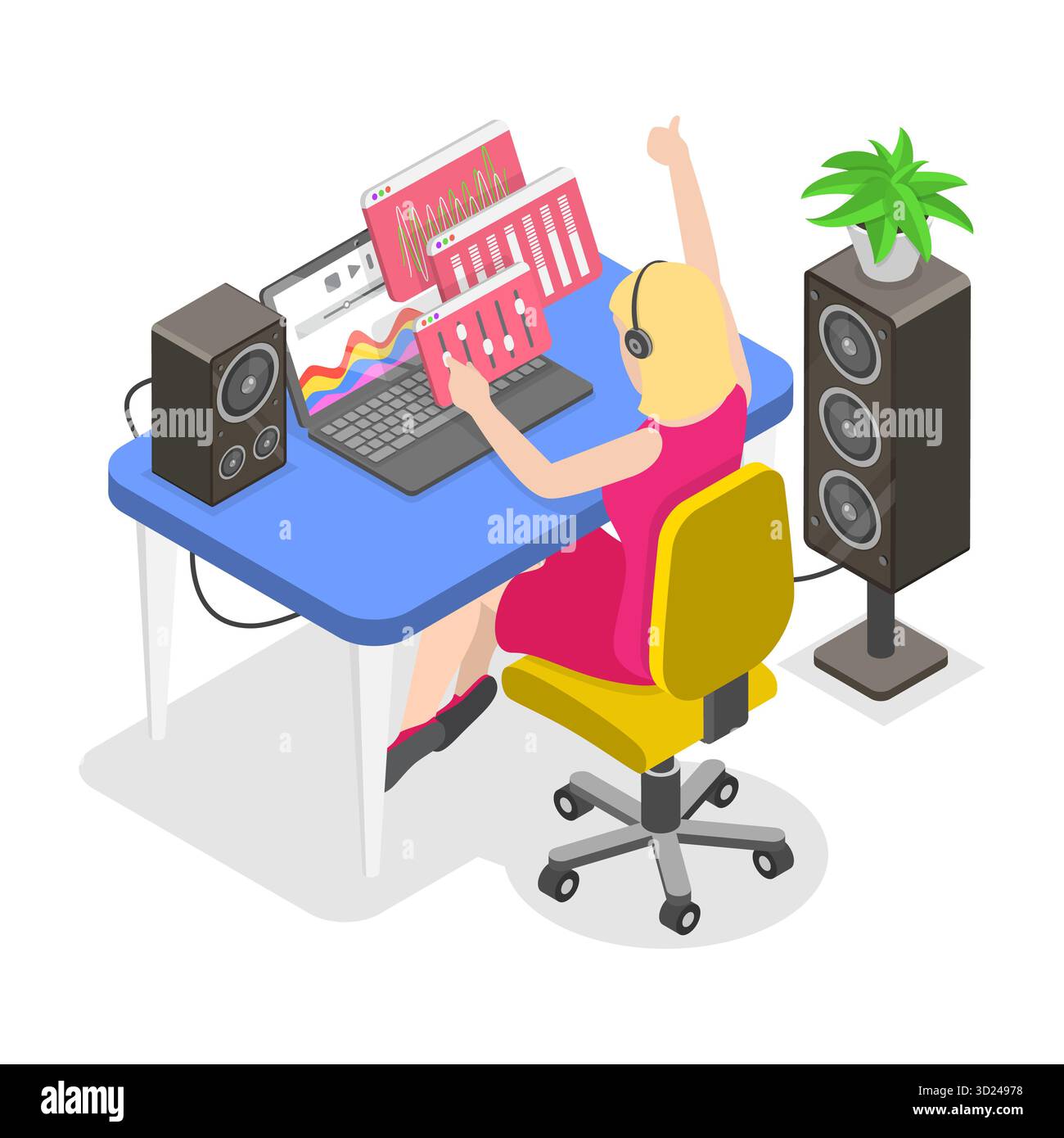 Sound design engineer Cut Out Stock Images & Pictures - Alamy