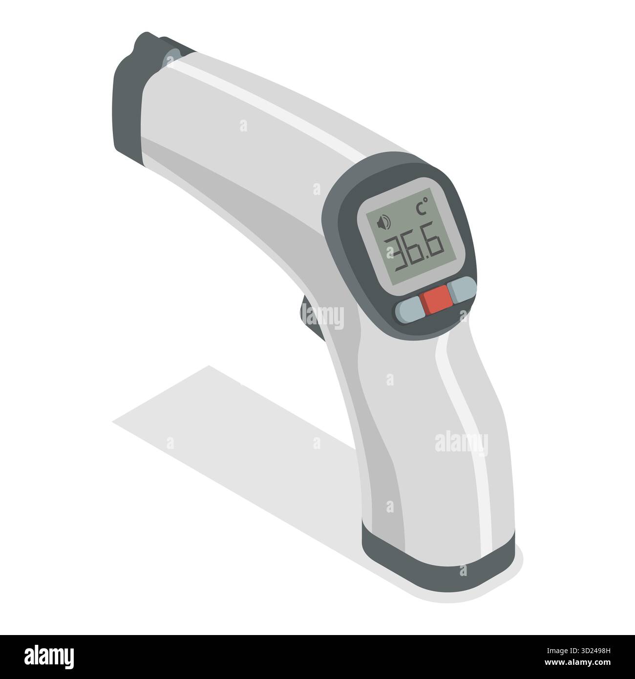 3D Isometric Flat Set of Thermometers, Measuring Temperature Indoor ...