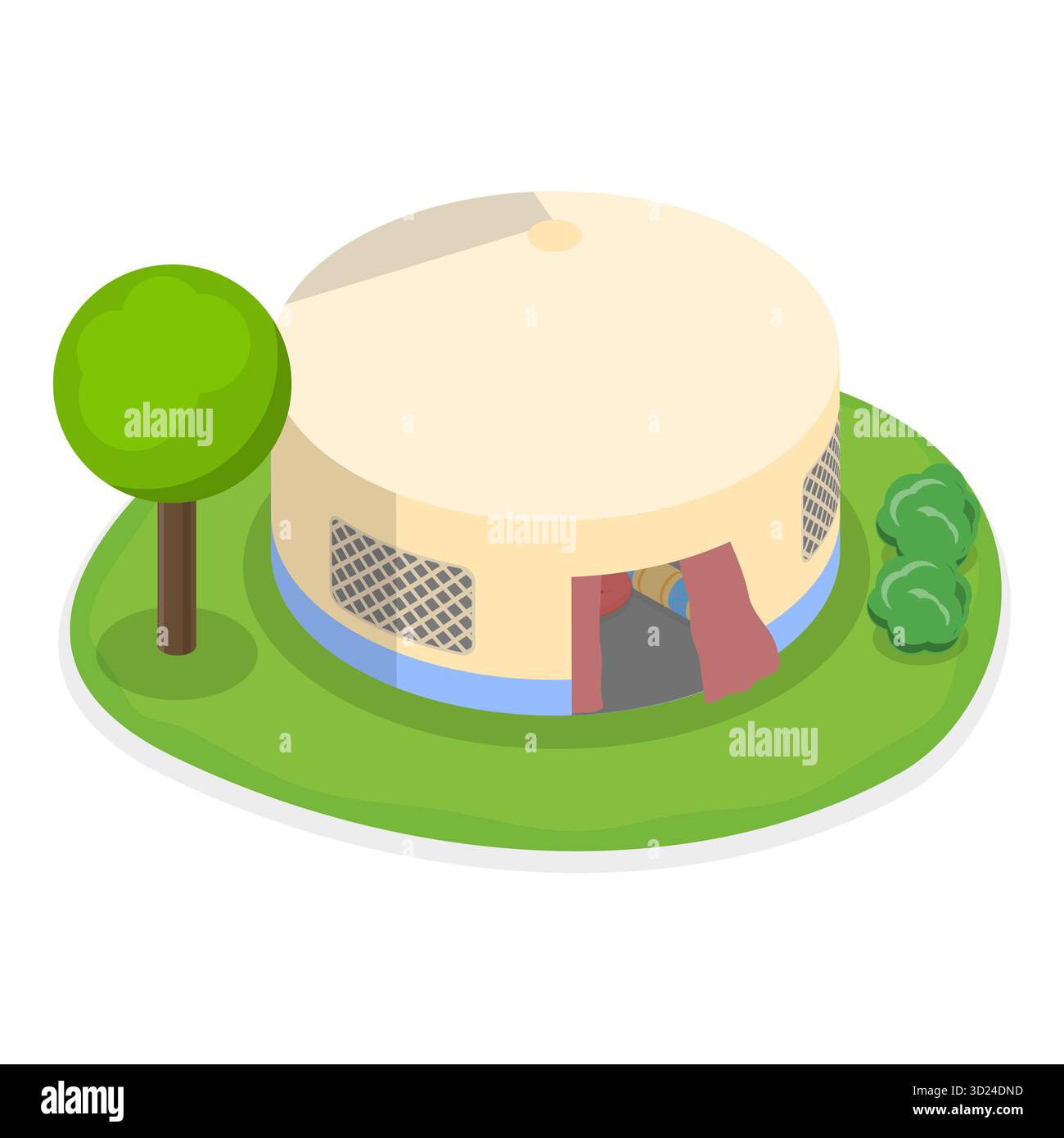 Resort lodge Cut Out Stock Images & Pictures - Alamy