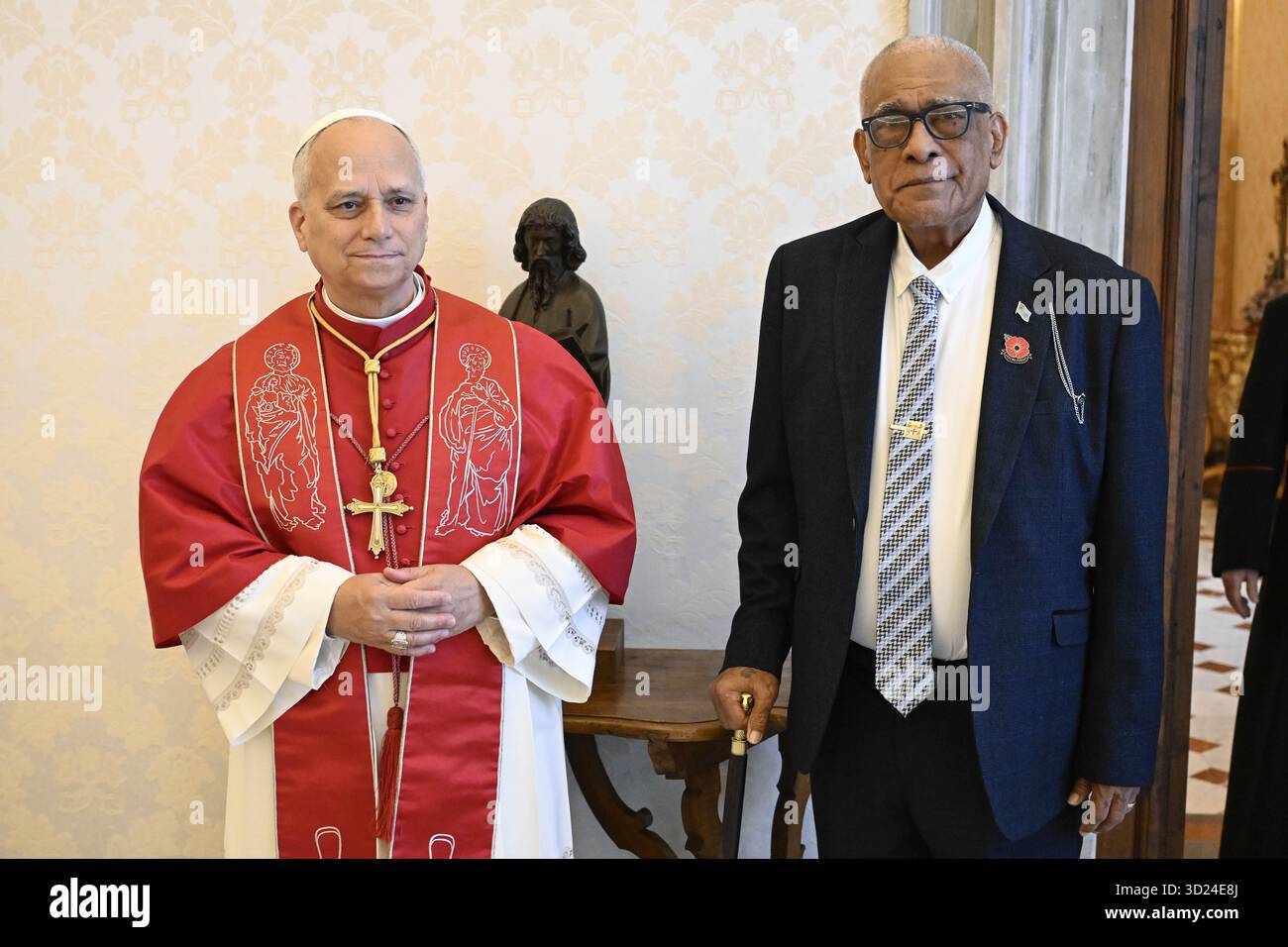 Italy, Rome, Vatican 2025/10/30 Pope Leon XIV receives in private ...