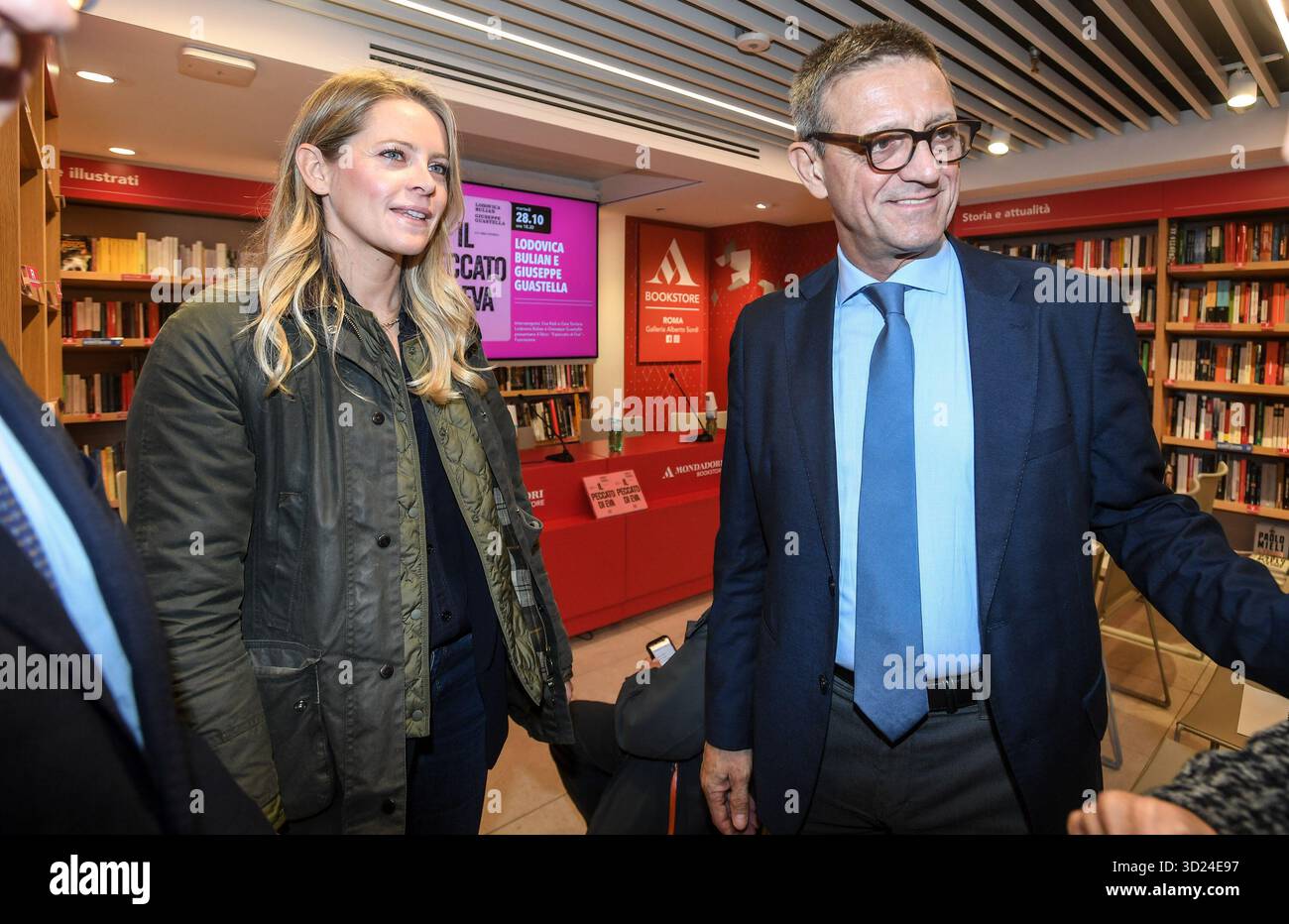 **NO WEB OR NEWSPAPERS, ONLY FOR ITALY** Mondadori book presentation of ...