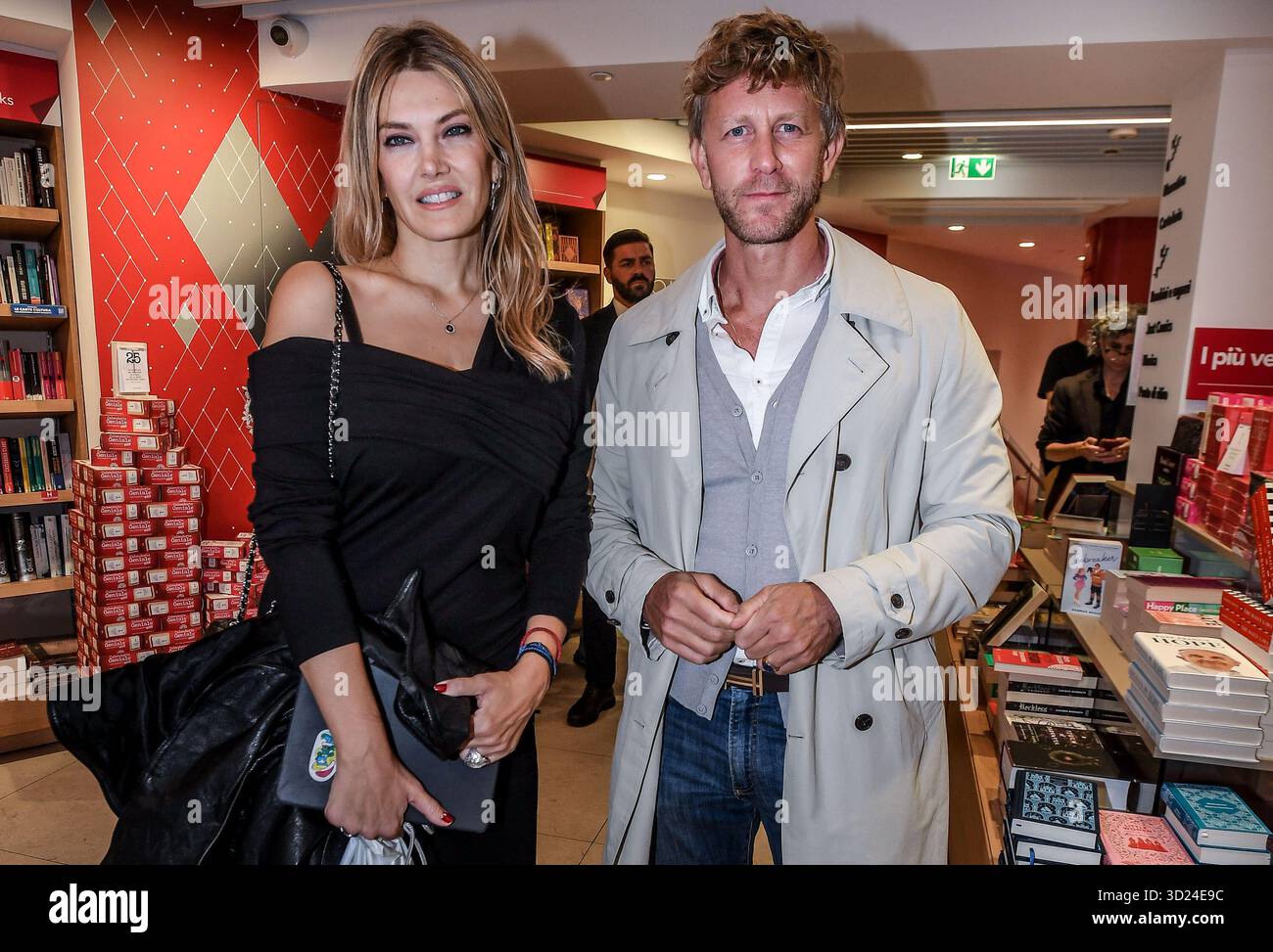 **NO WEB OR NEWSPAPERS, ONLY FOR ITALY** Mondadori book presentation of ...