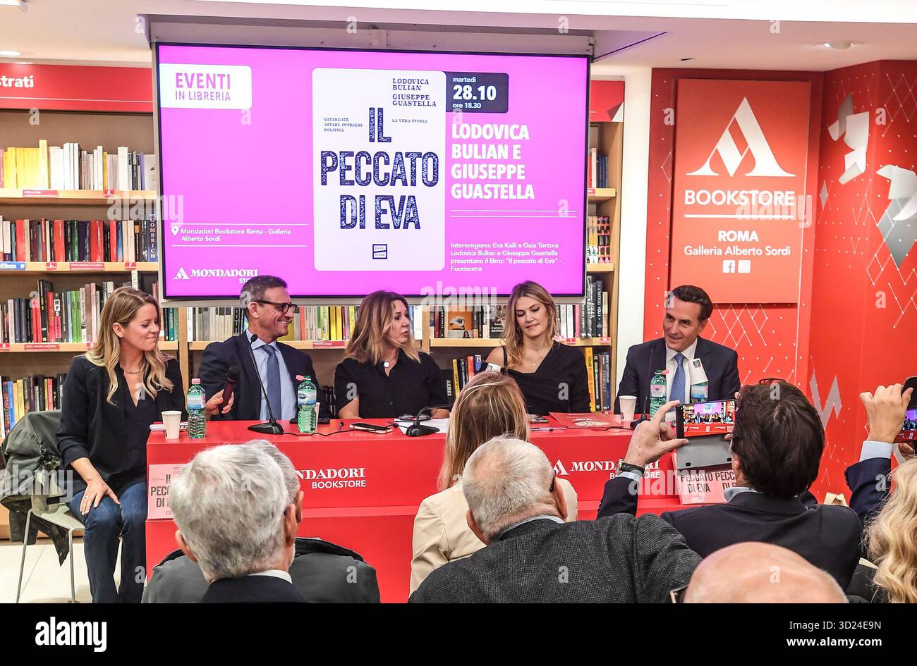 **NO WEB OR NEWSPAPERS, ONLY FOR ITALY** Mondadori book presentation of ...