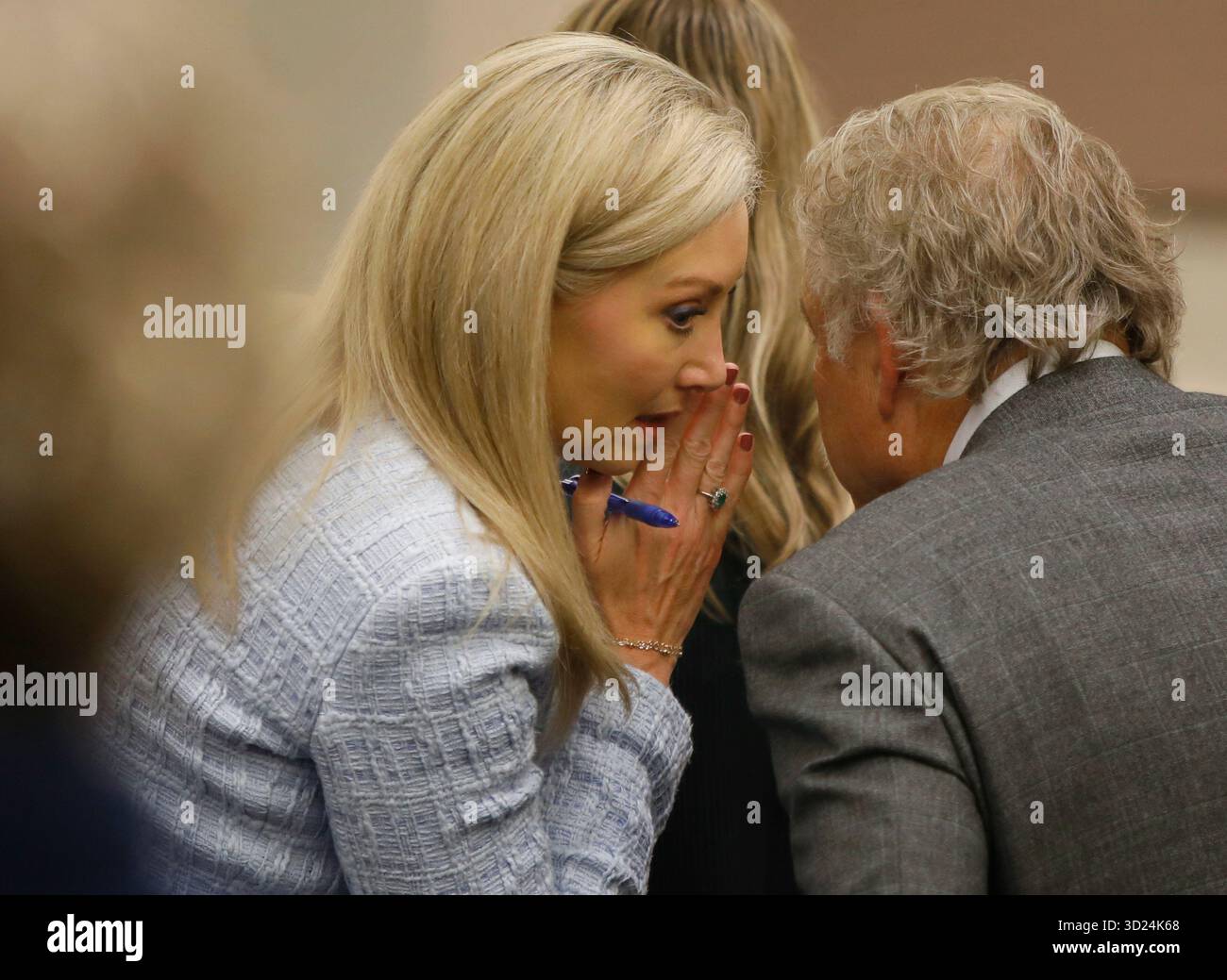 Abby Zwerner's attorney Diane Toscano confers with her colleague ...