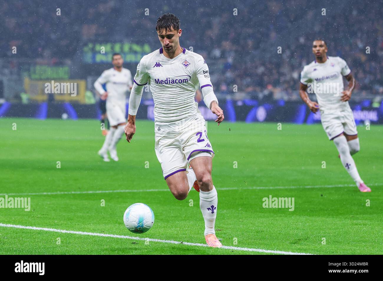 Mattia Viti of ACF Fiorentina seen in action during Serie A 2025/26 ...