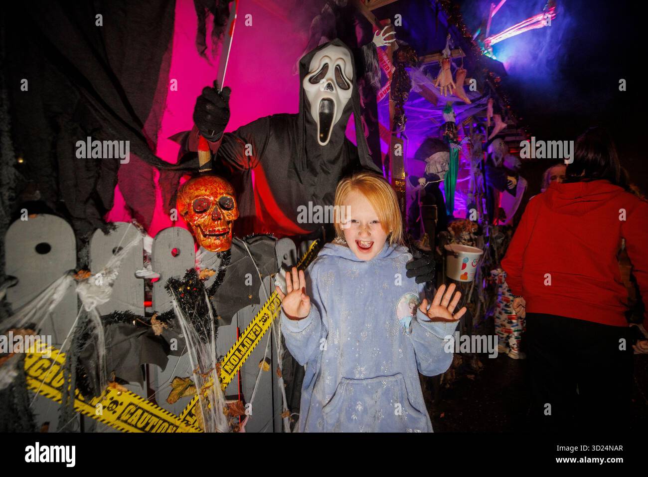 Andrea McPhee's Halloween themed home in Tullycarnet, Belfast with ...