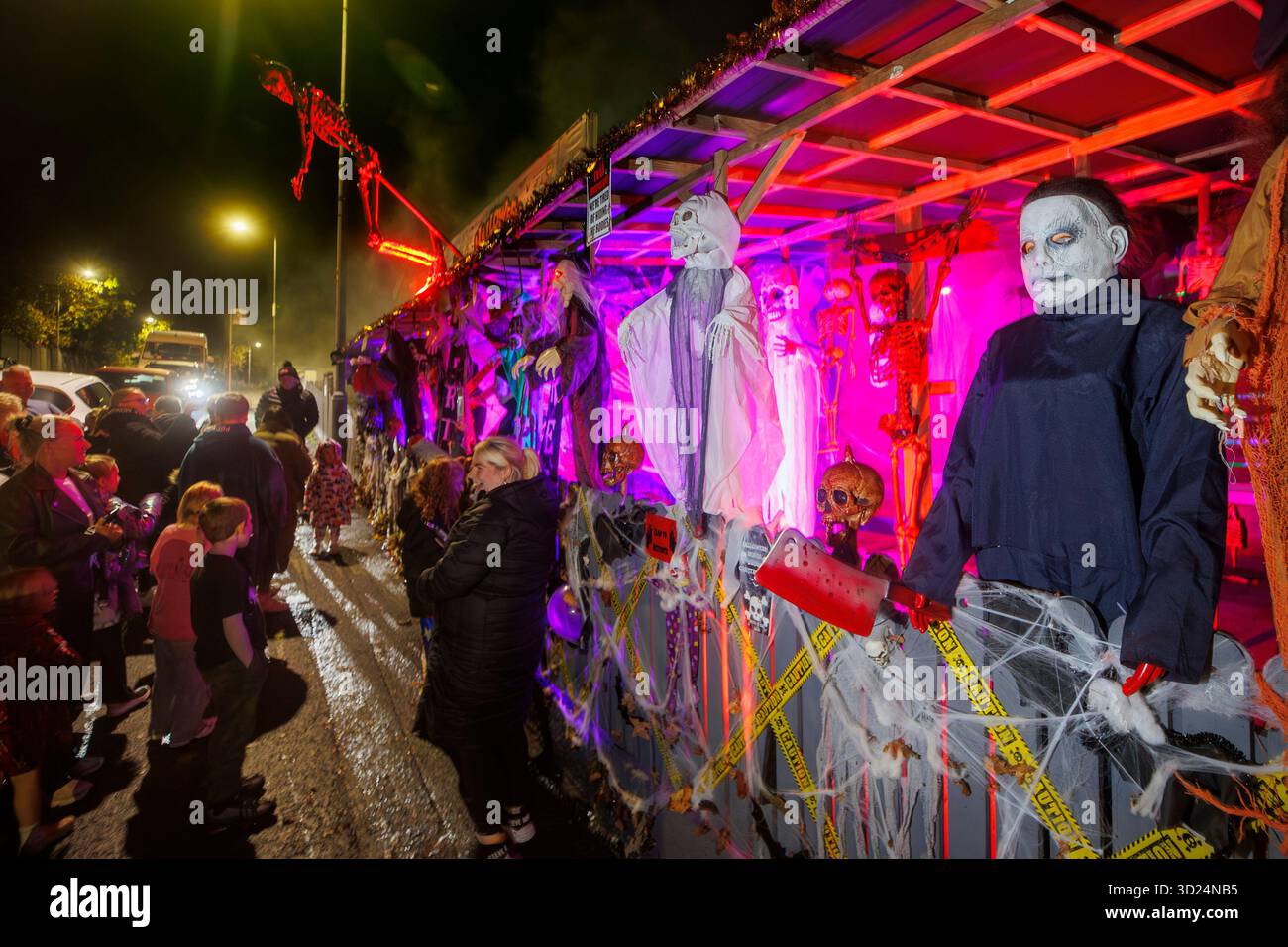 Gary and Andrea McPhee's Halloween themed home in Tullycarnet, Belfast ...