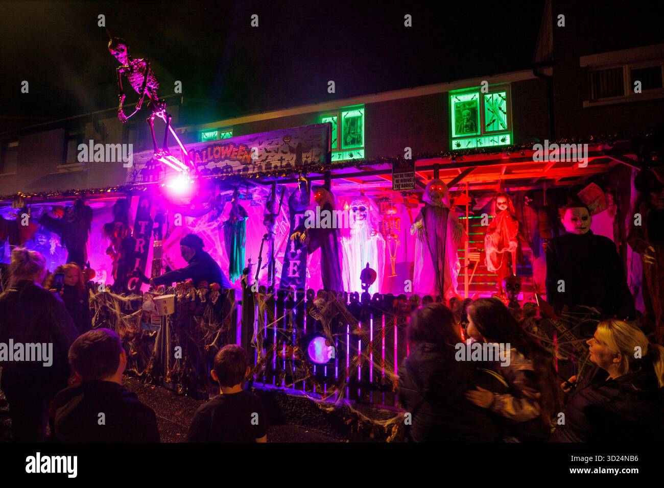 Gary and Andrea McPhee's Halloween themed home in Tullycarnet, Belfast ...