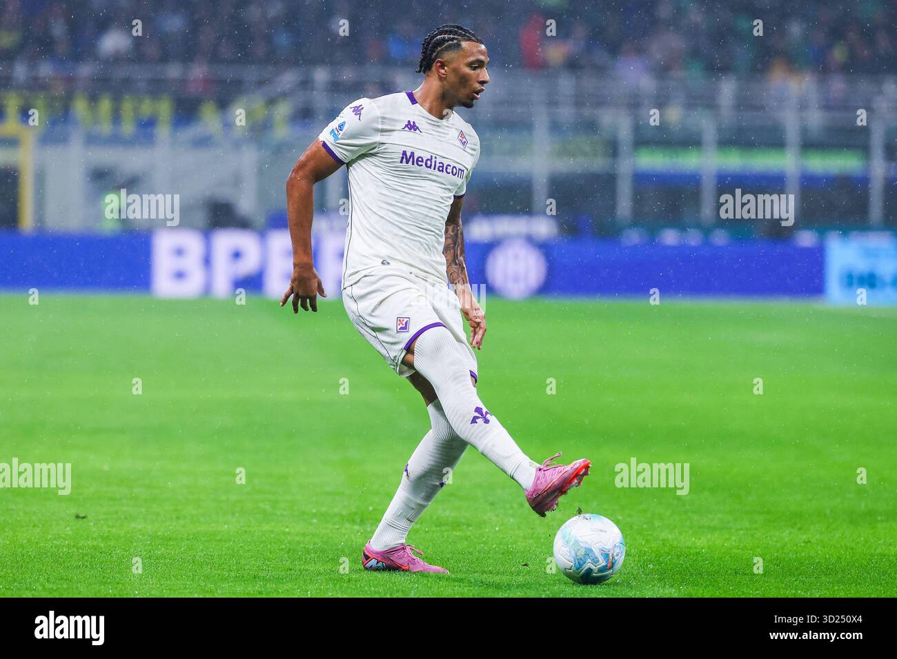 Cher Ndour of ACF Fiorentina seen in action during Serie A 2025/26 ...