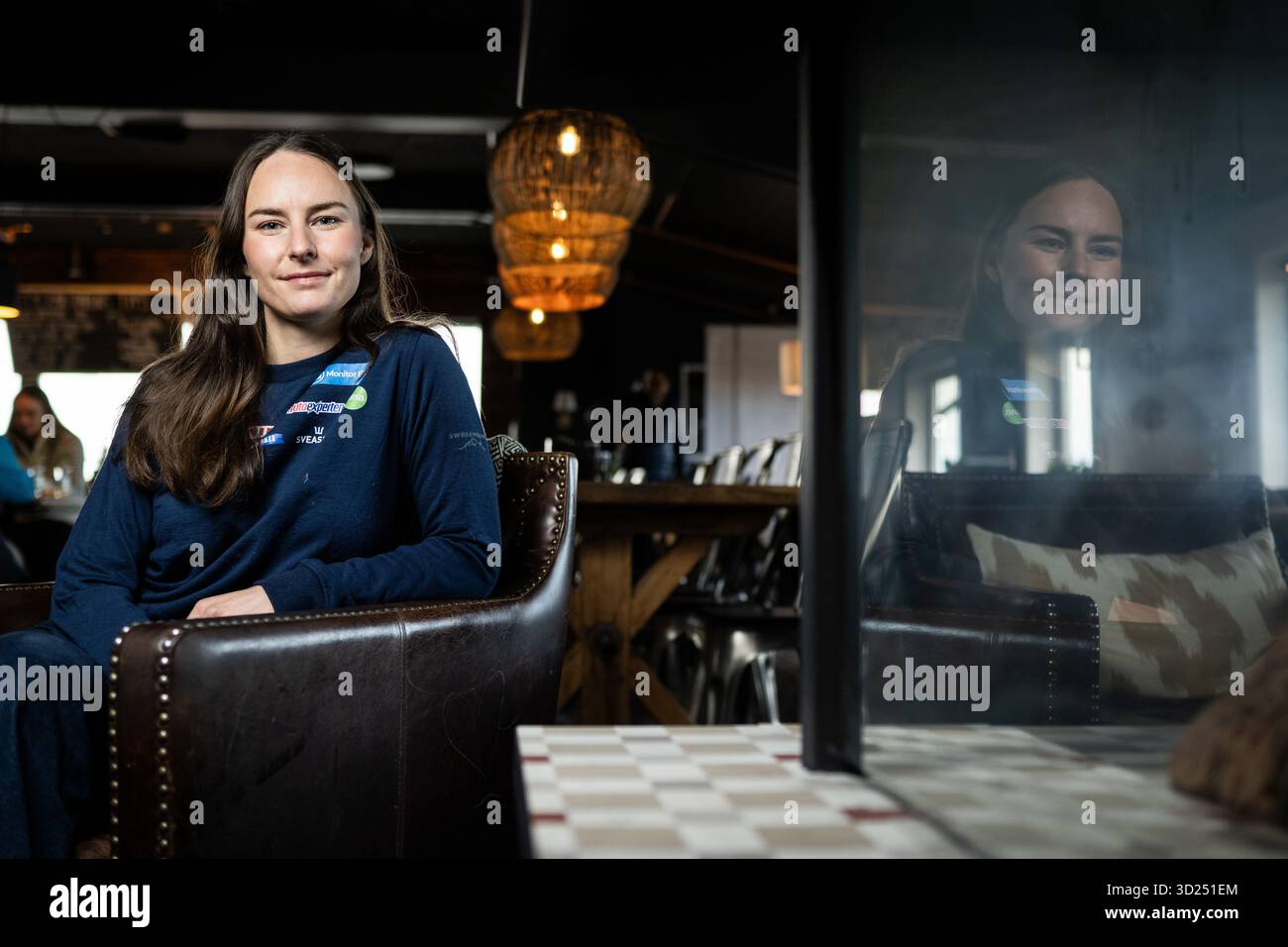 251030 Ella Halvarsson poses for a portrait during a press event with ...