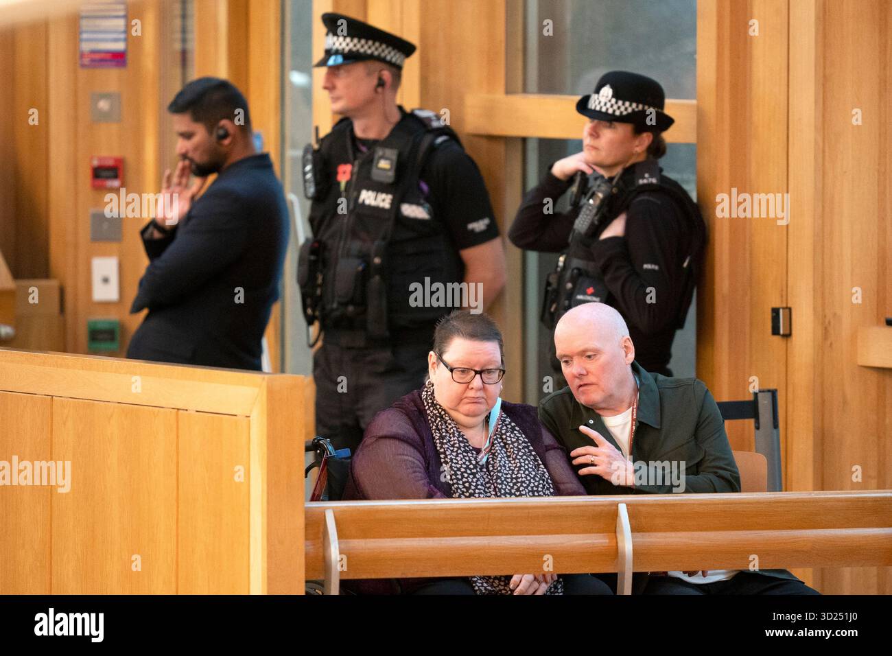 Ian and Fiona Inglis, parents of murder victim Claire Inglis, in the ...