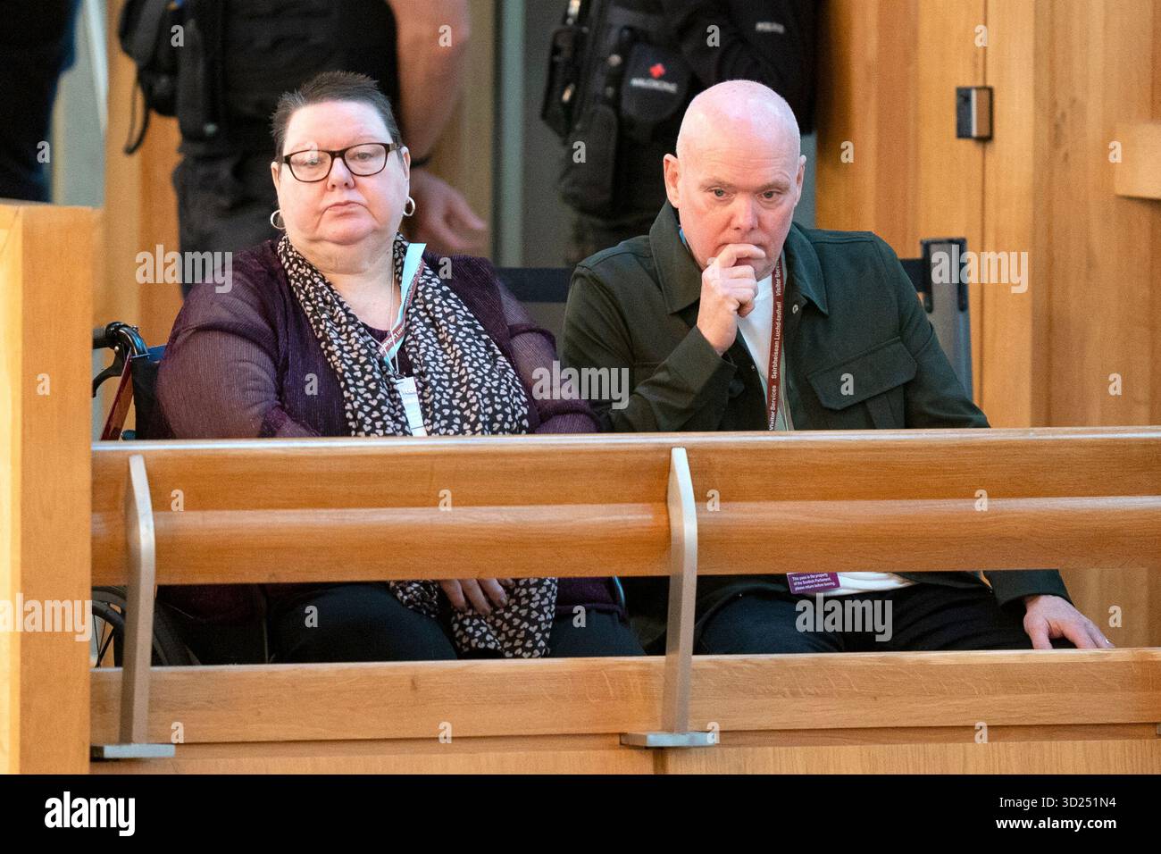 Ian and Fiona Inglis, parents of murder victim Claire Inglis, in the ...