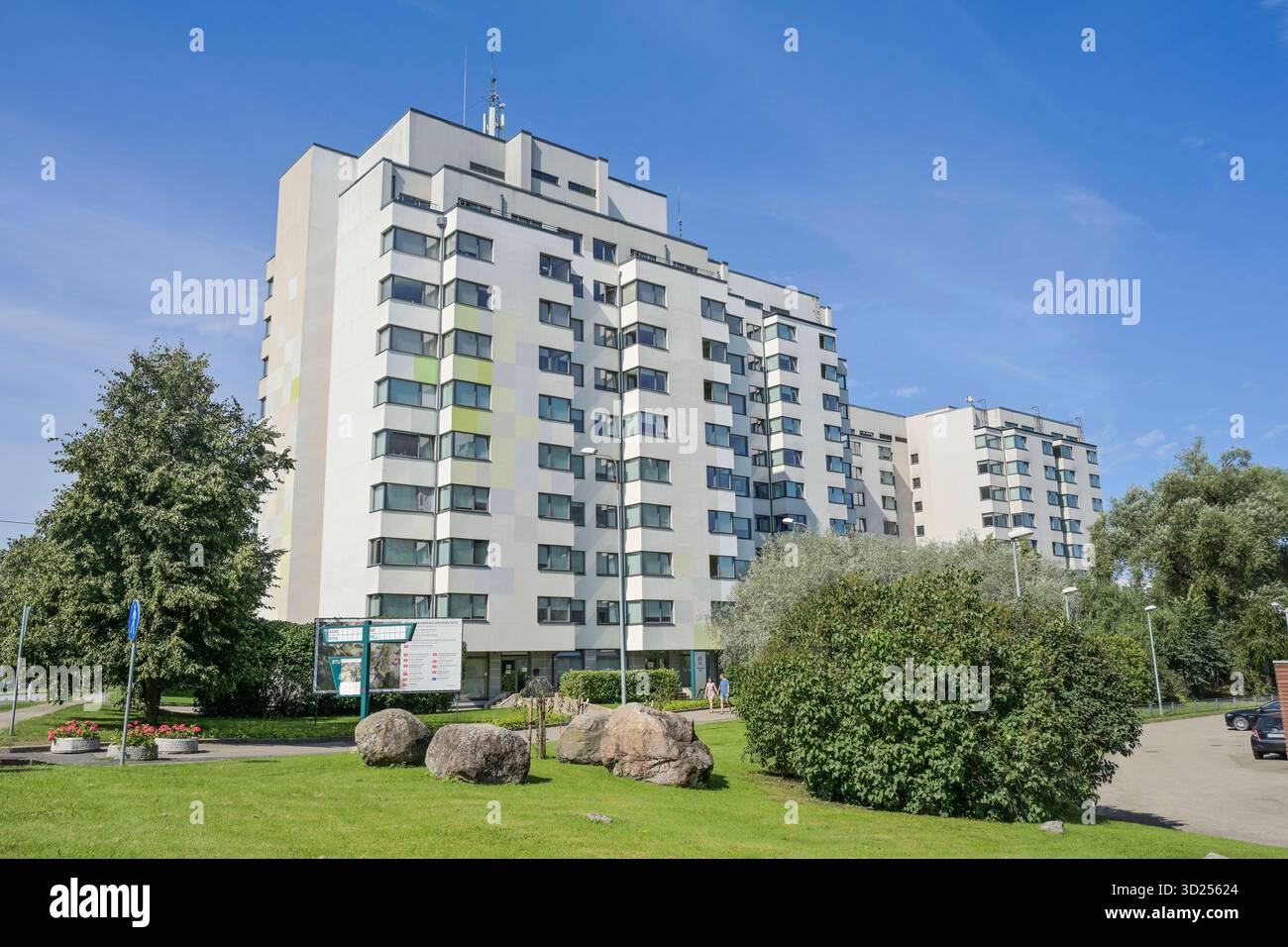 Studentenwohnheim, Technische Universität Riga RTU, Insel Kipsala, Riga ...