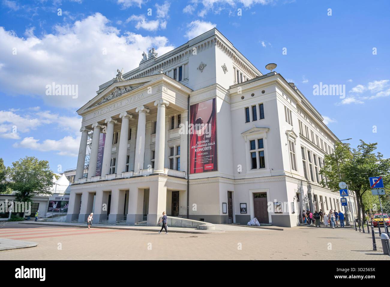 Lettische Nationaloper, Riga, Lettland *** Latvian National Opera, Riga ...