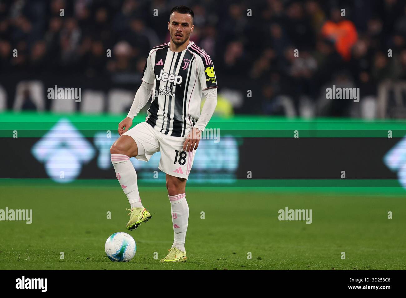 Filip Kostic of Juventus Fc in action during the Serie A football match ...