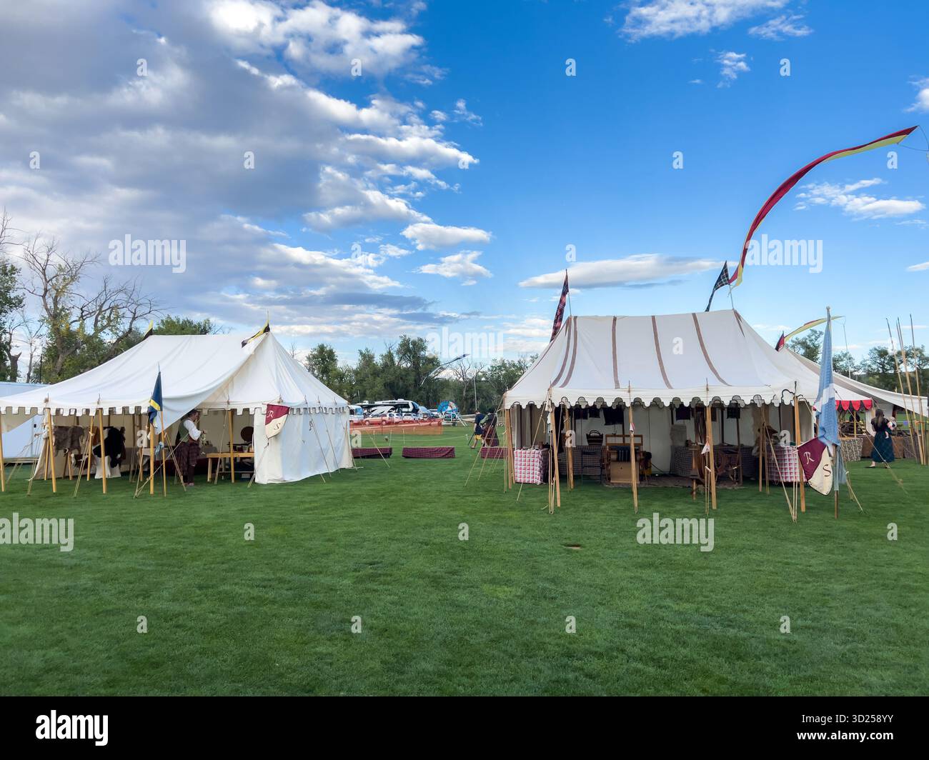Tent booths hi-res stock photography and images - Alamy